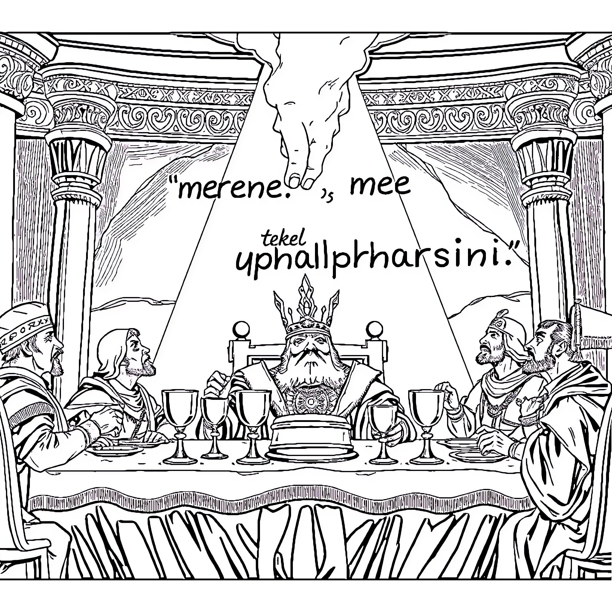Best Belshazzar Coloring Pages (Free Printable PDF)