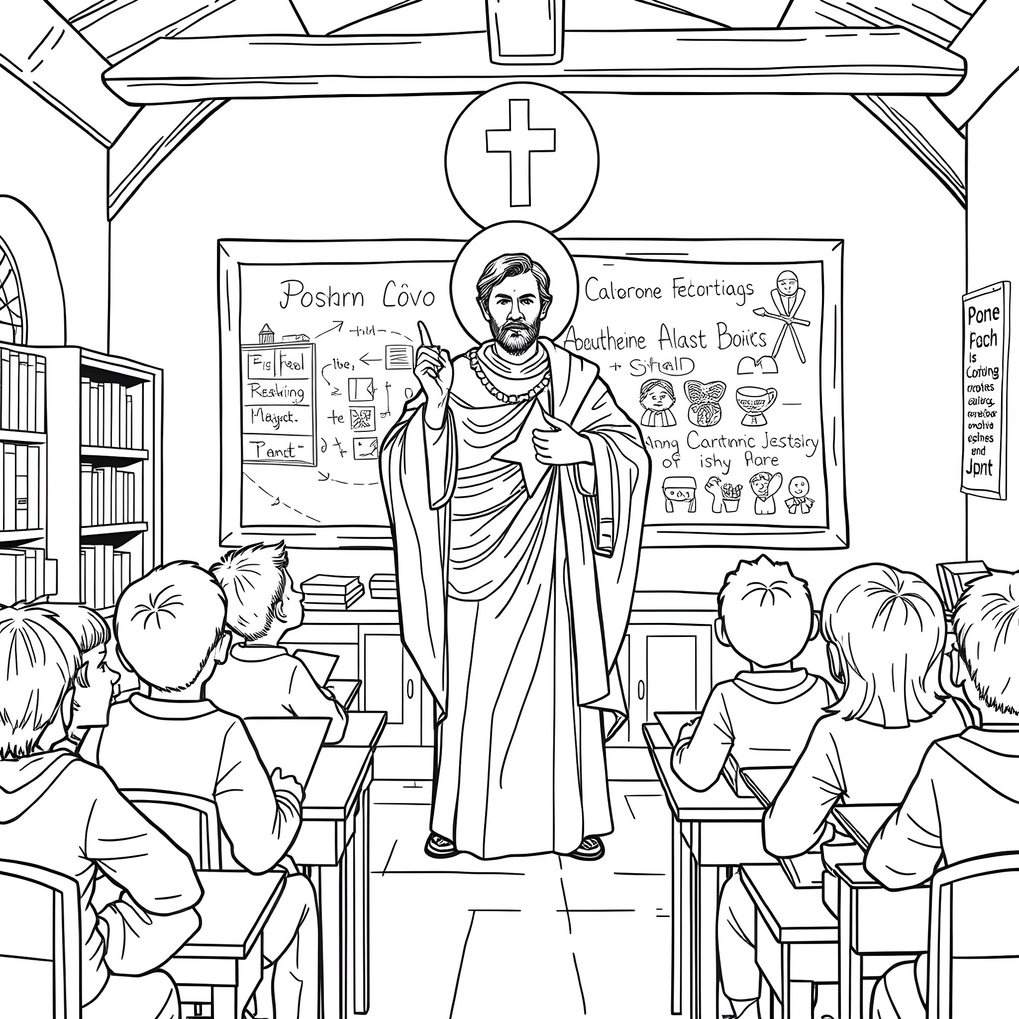 1 Best Saint Anthony Coloring Pages (Free Printable PDFs)