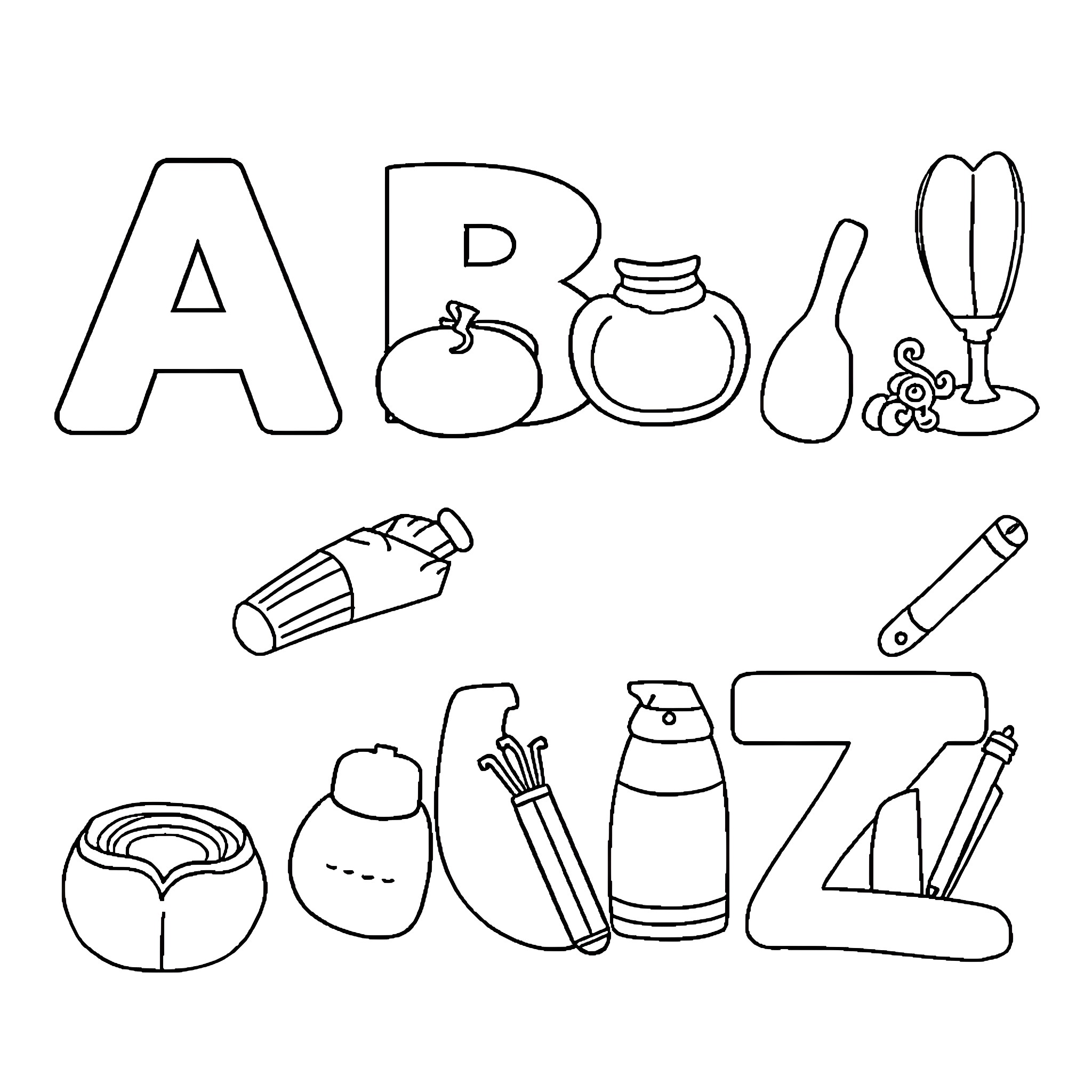 118 Best Letter Coloring Pages (Free Printable PDFs)