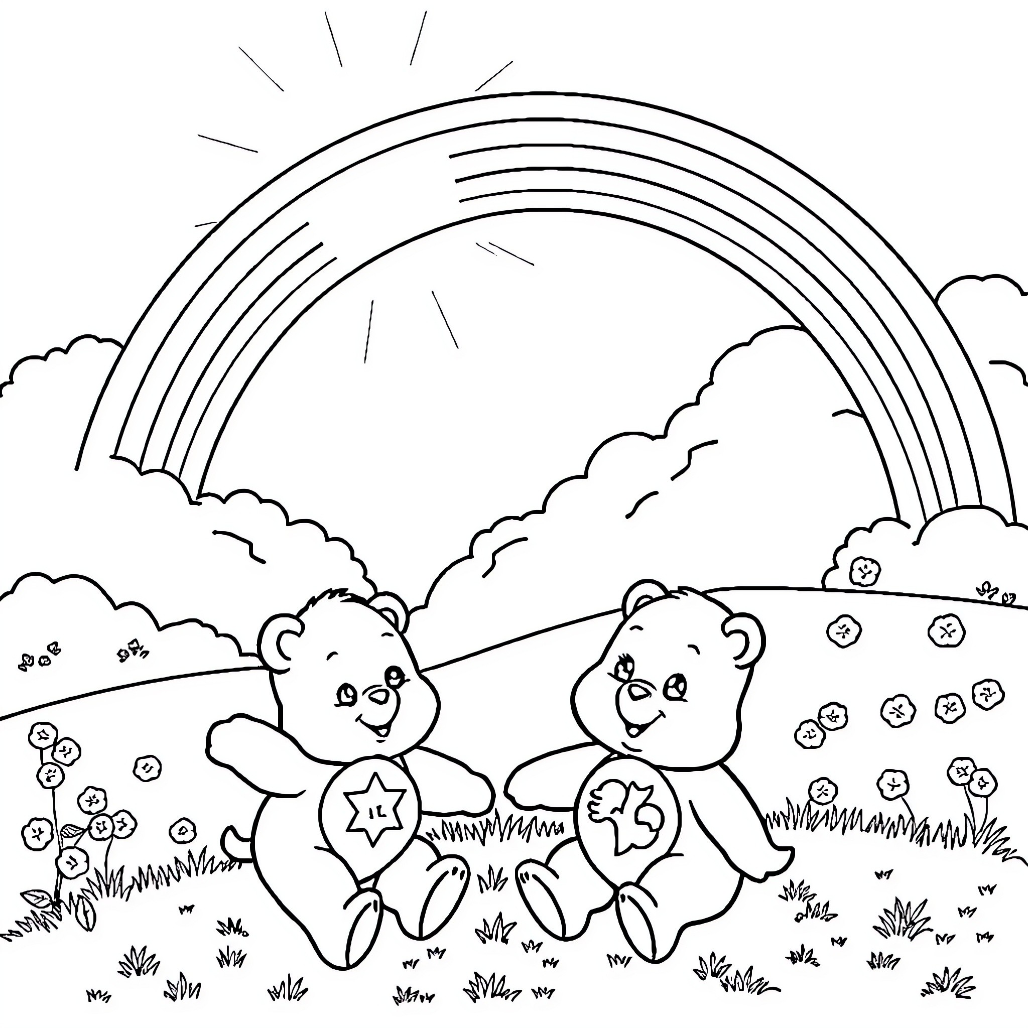 Best Care Bear Coloring Pages (Free Printable PDF)