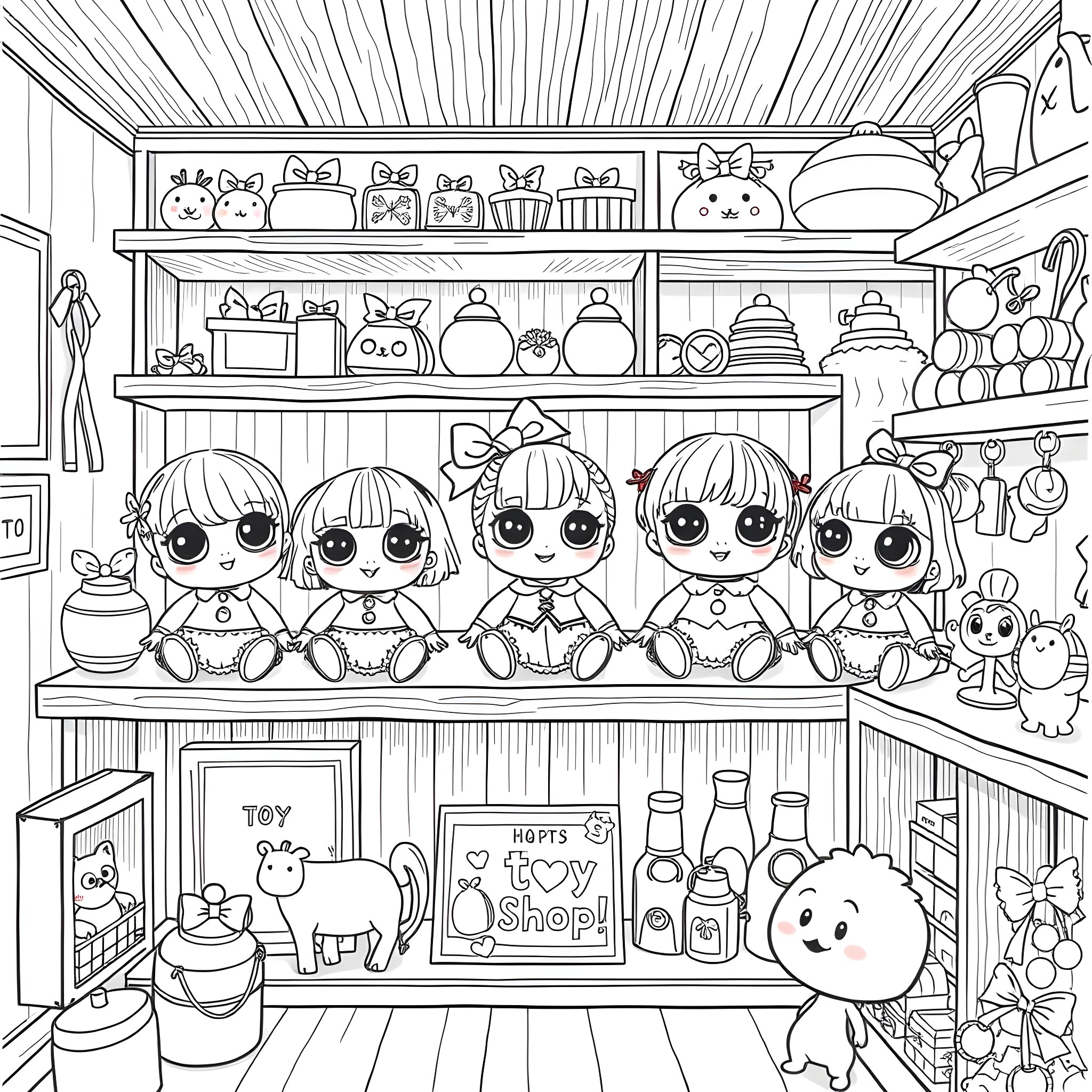 80 Best Doll Coloring Pages (Free Printable PDFs)