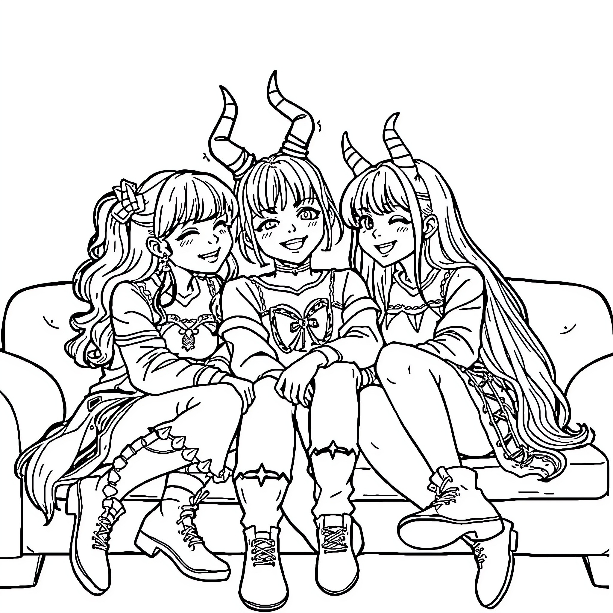 Best K-POP Demon Hunter Coloring Pages (Free Printable PDF)