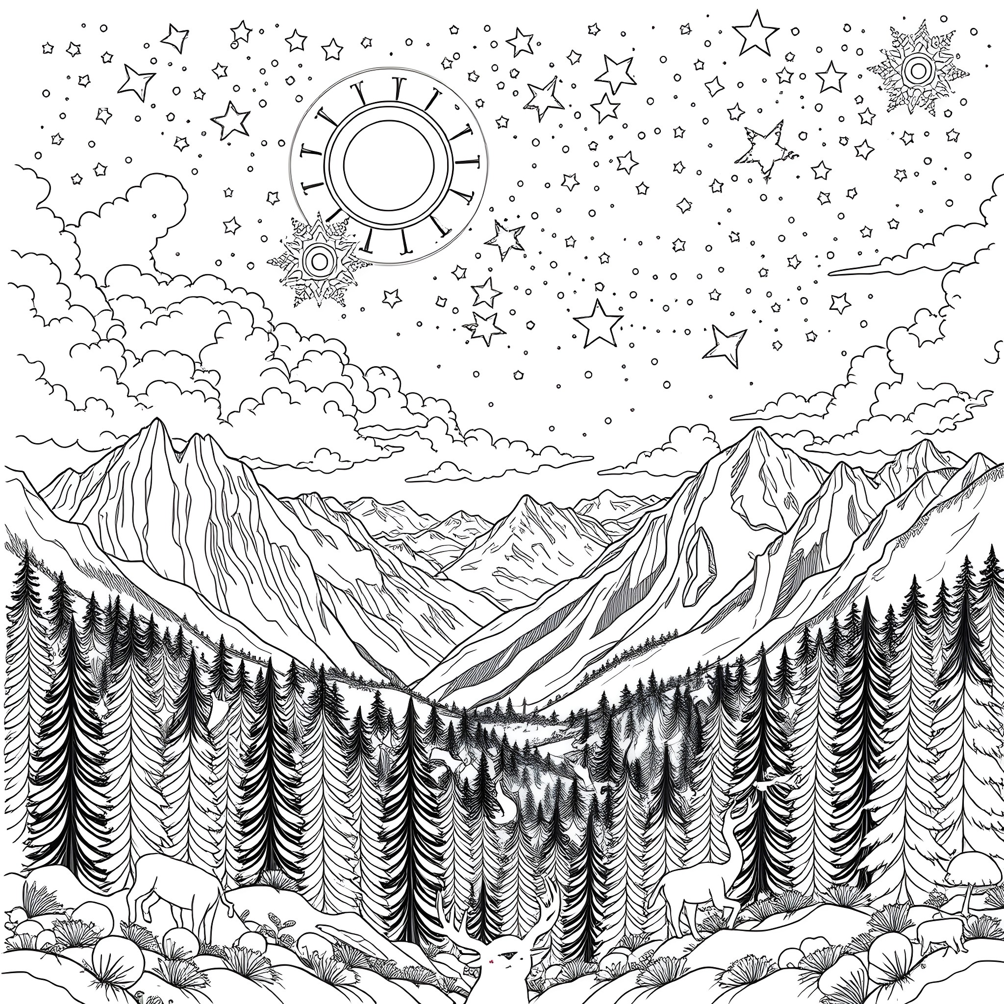 Best Nature Coloring Pages (Free Printable PDF)