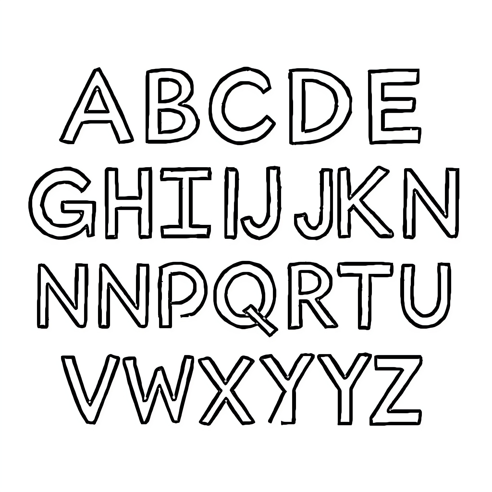 Best Alphabet Coloring Pages (Free Printable PDF)