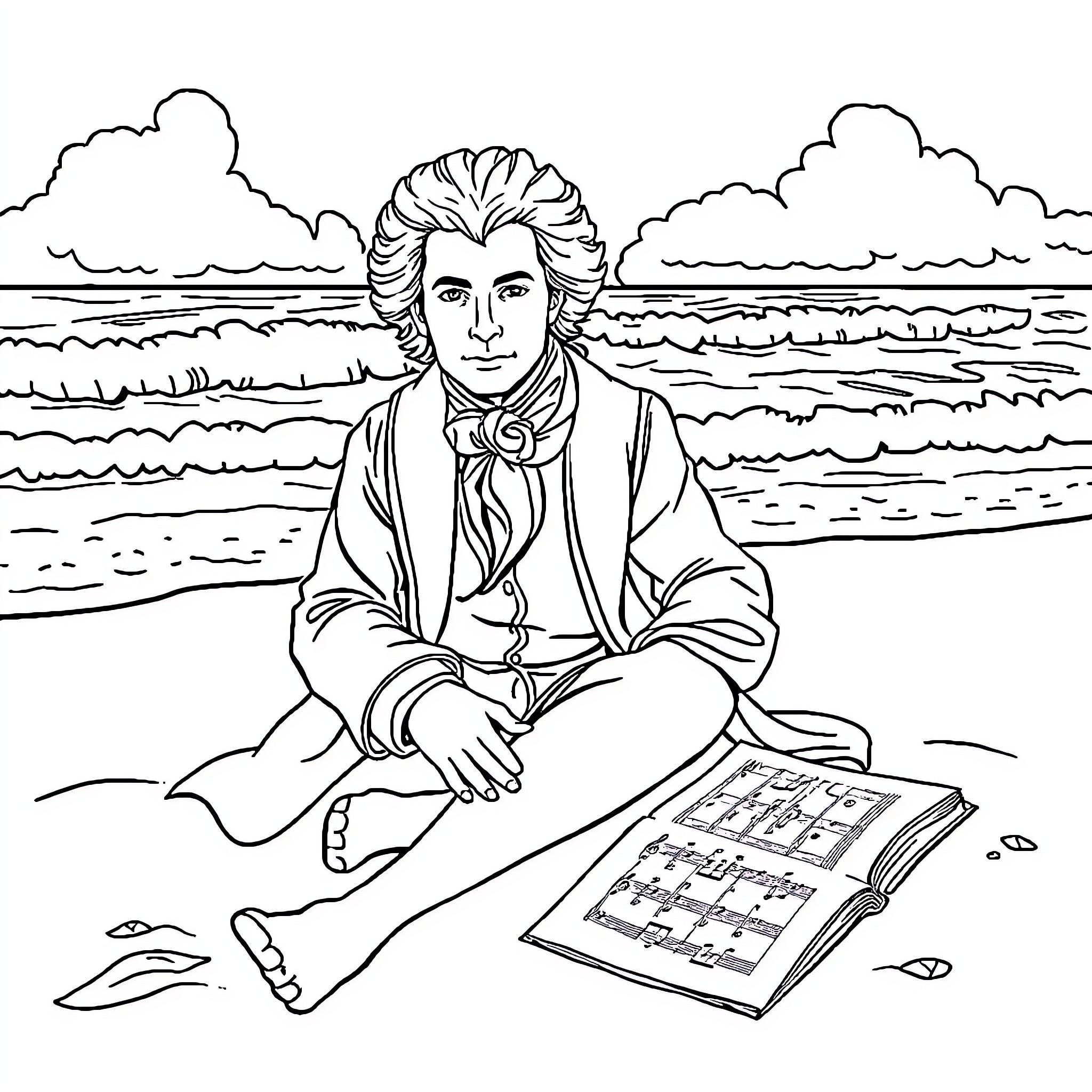 Best Mozart Coloring Pages (Free Printable PDF)