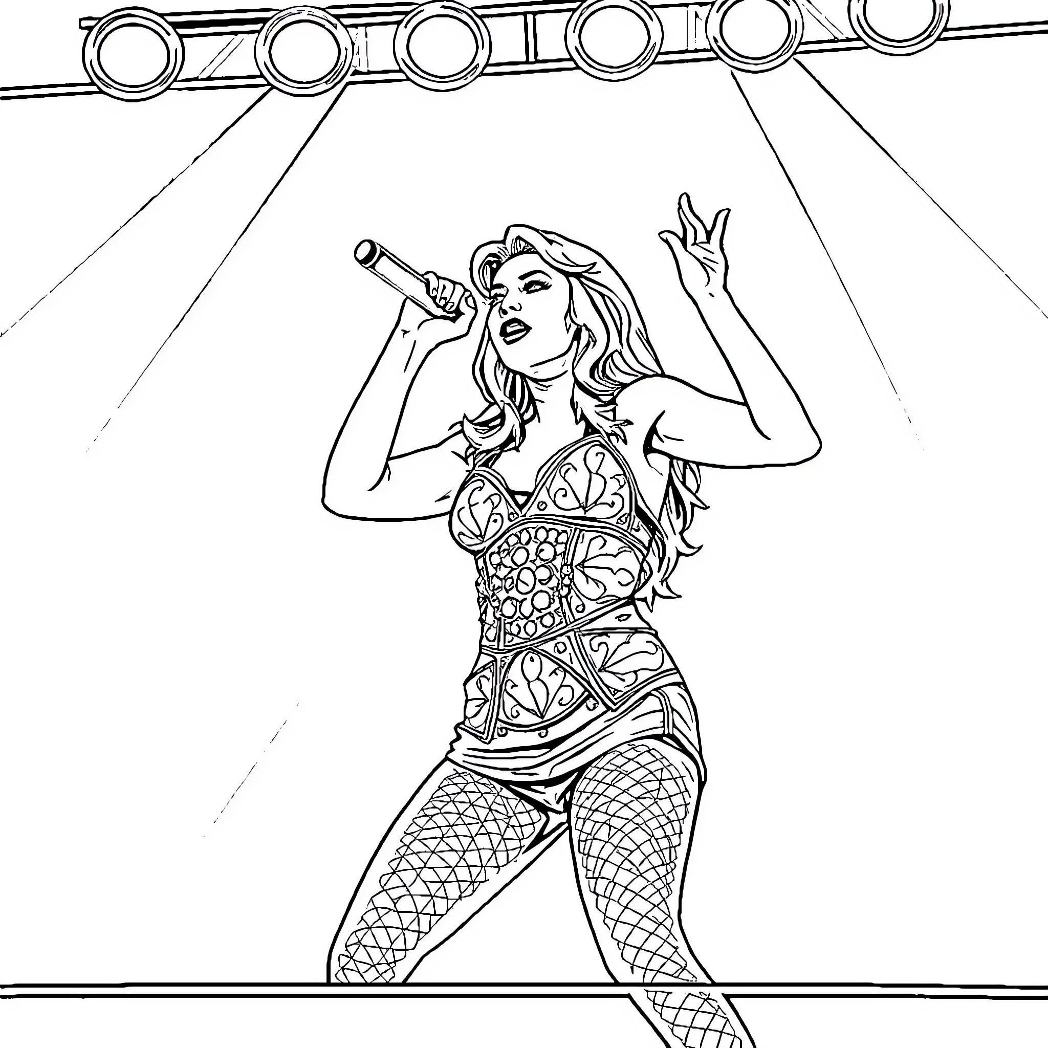 Best Britney Spears Coloring Pages (Free Printable PDF)