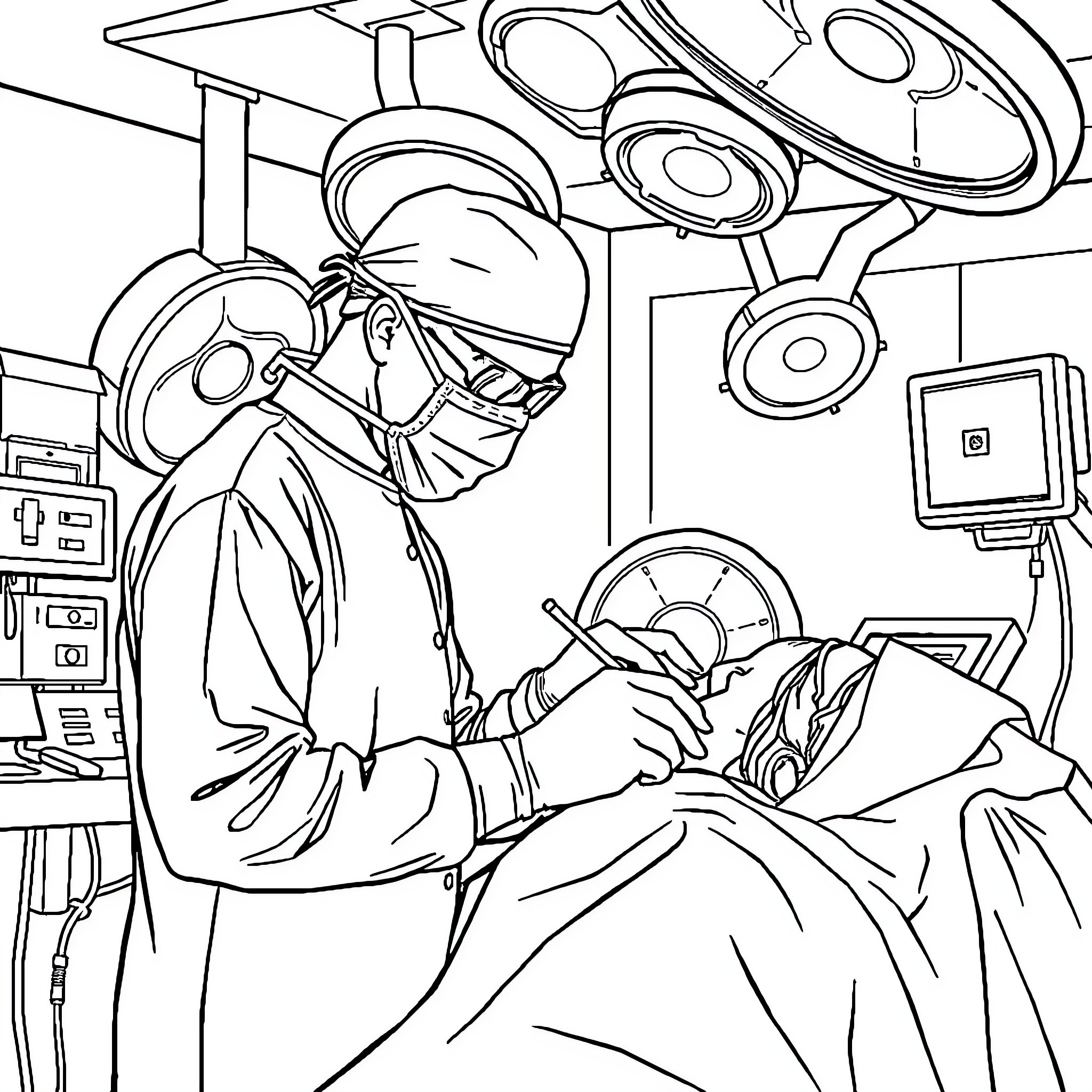 Best Surgeon Coloring Pages (Free Printable PDF)