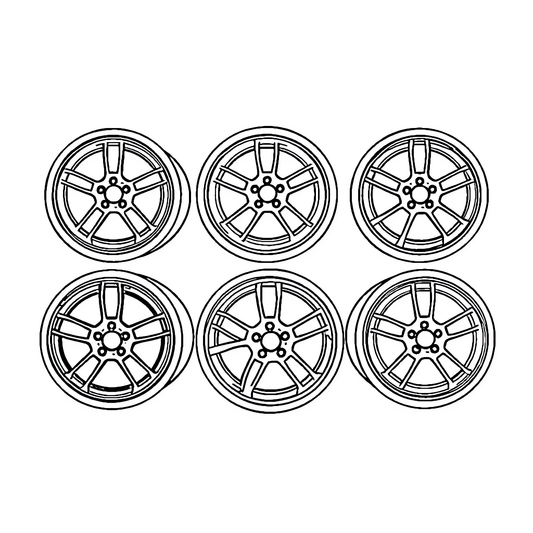 Best Wheel Coloring Pages (Free Printable PDF)