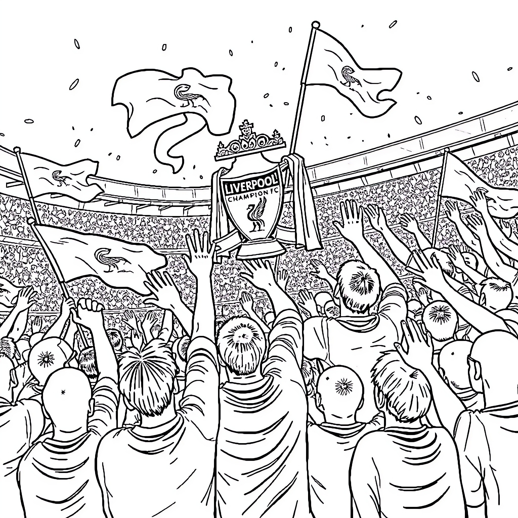 Best Liverpool FC Coloring Pages (Free Printable PDF)