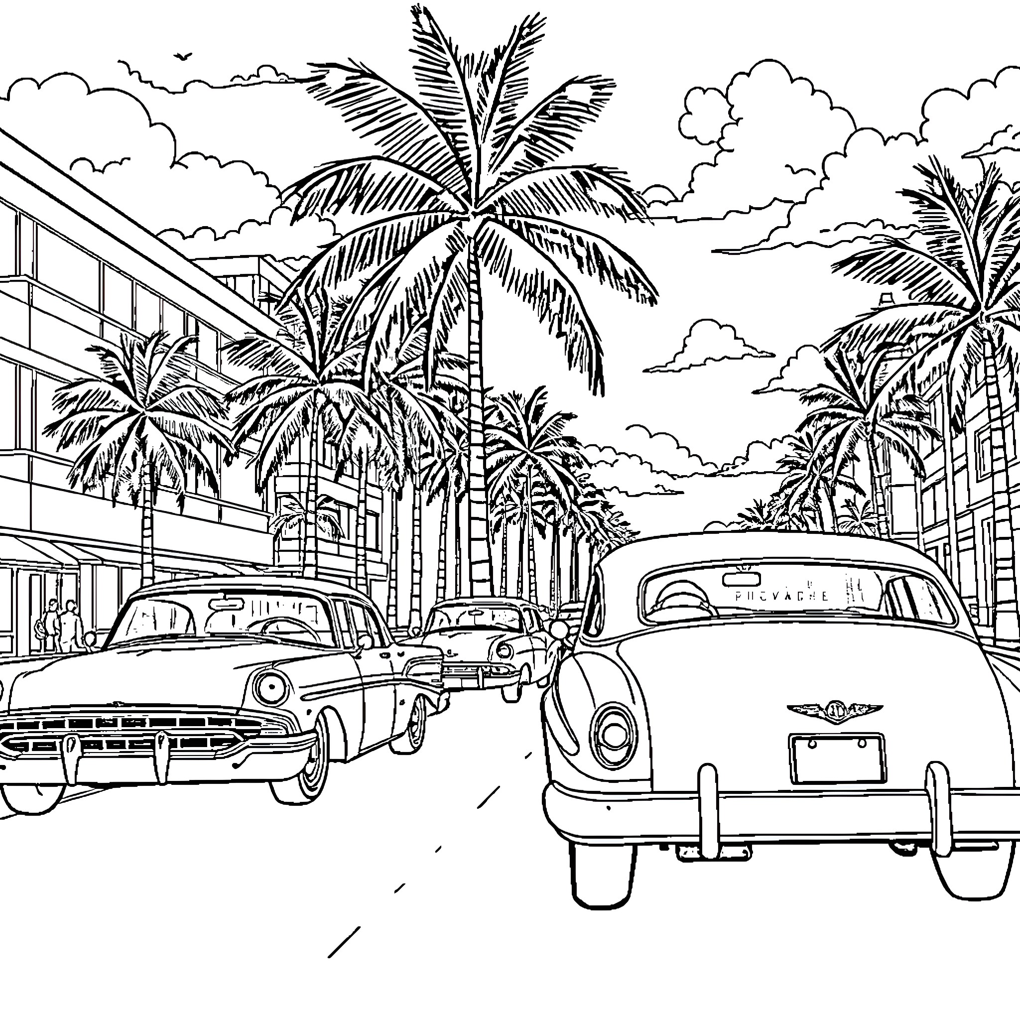 25 Best Classic Car Coloring Pages (Free Printable PDFs)