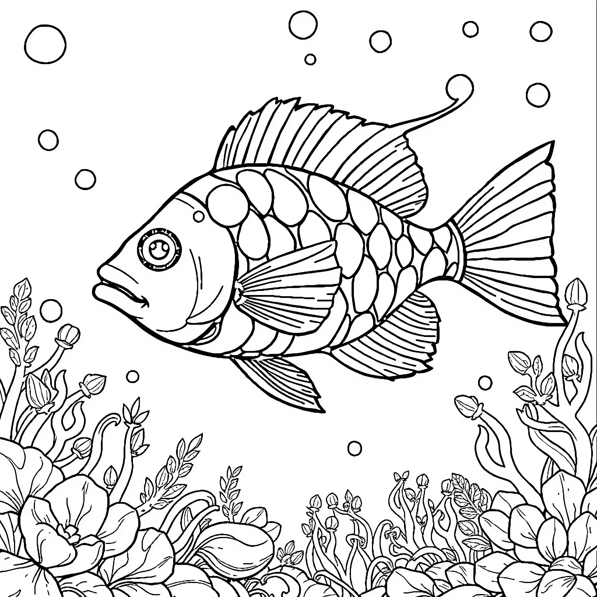 Best Monk Fish Coloring Pages (Free Printable PDF)