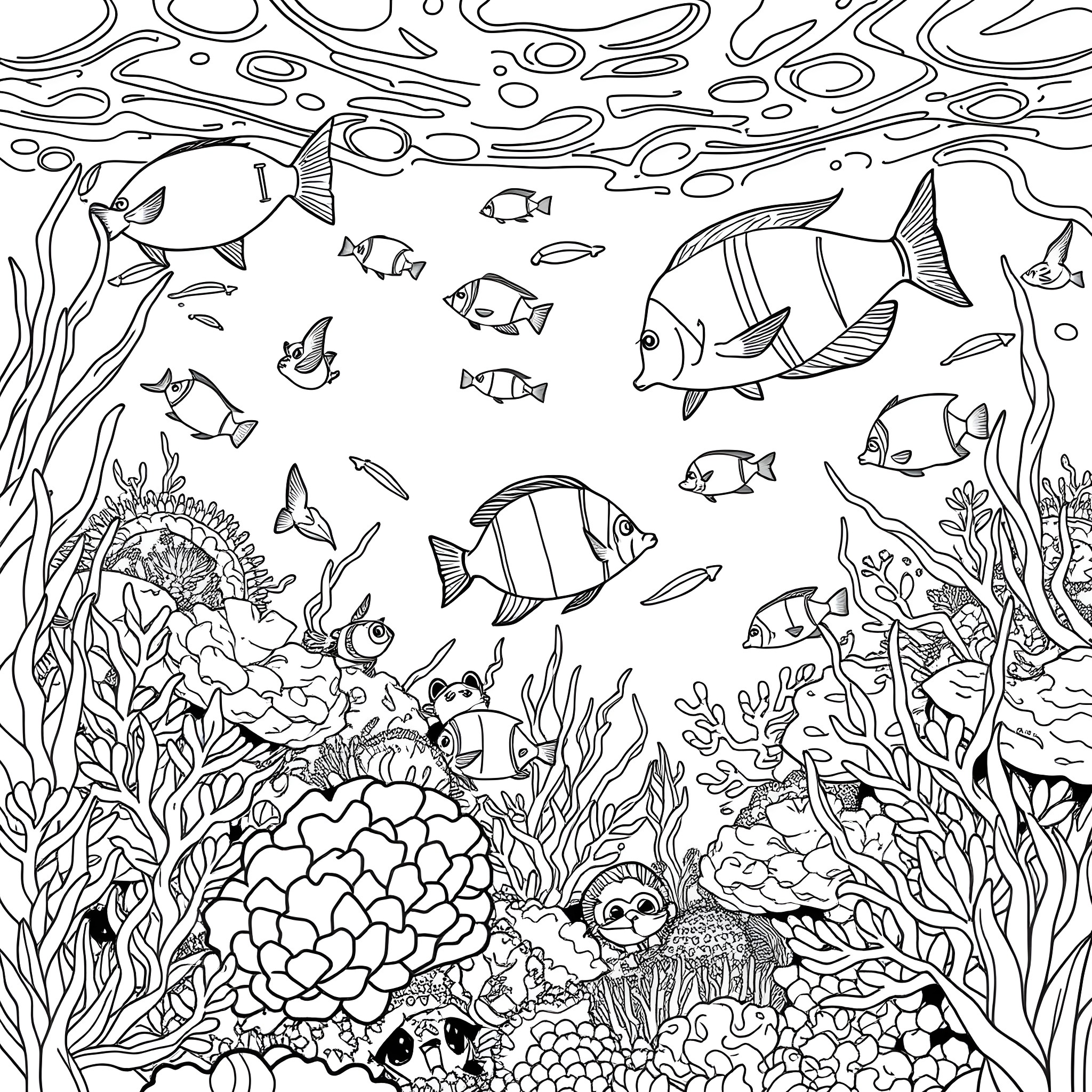 Best Fish Coloring Pages (Free Printable PDF)