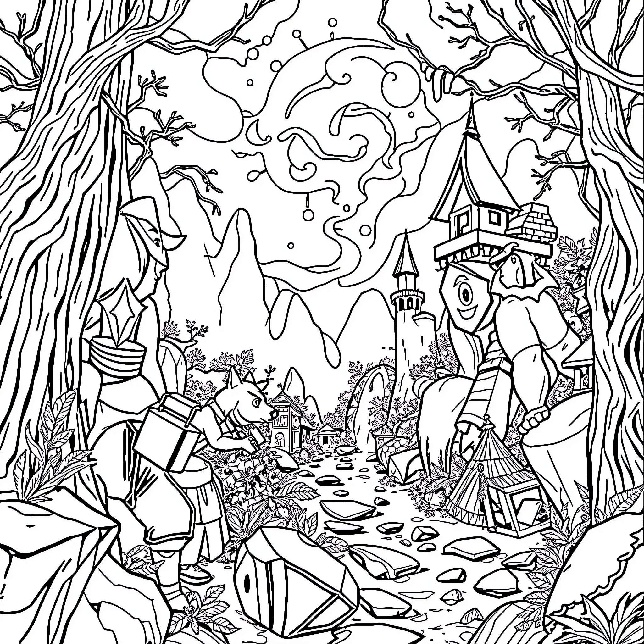 Best Huntrix Coloring Pages (Free Printable PDF)