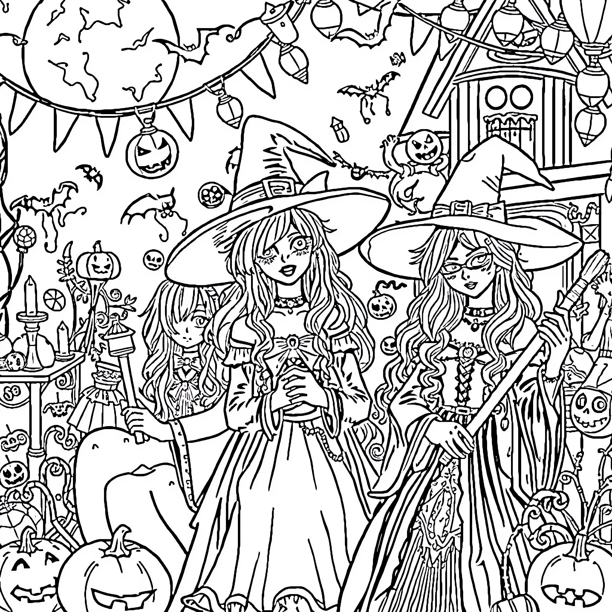 152 Best Witch Coloring Pages (Free Printable PDFs)