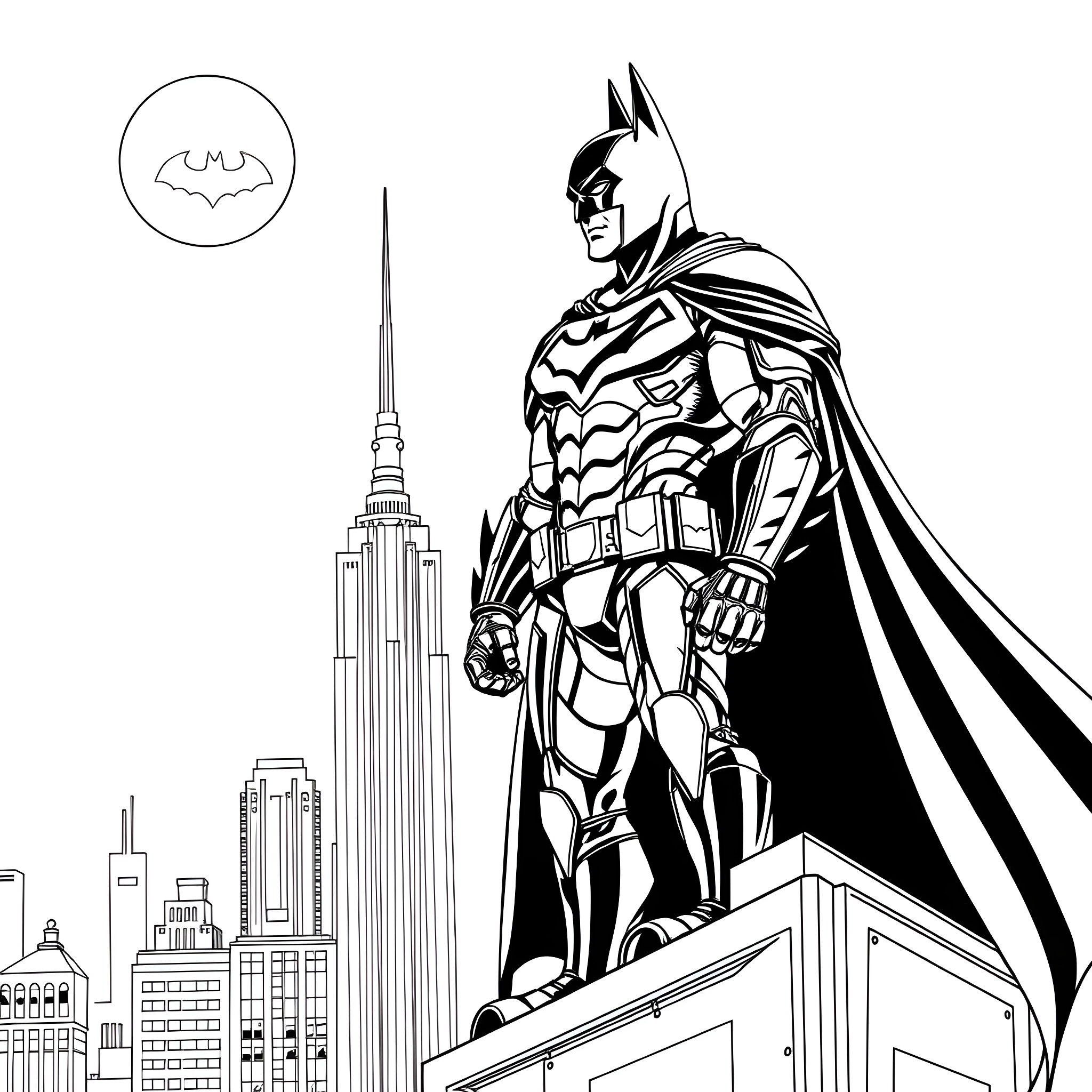 158 Best Batman Coloring Pages (Free Printable PDFs)