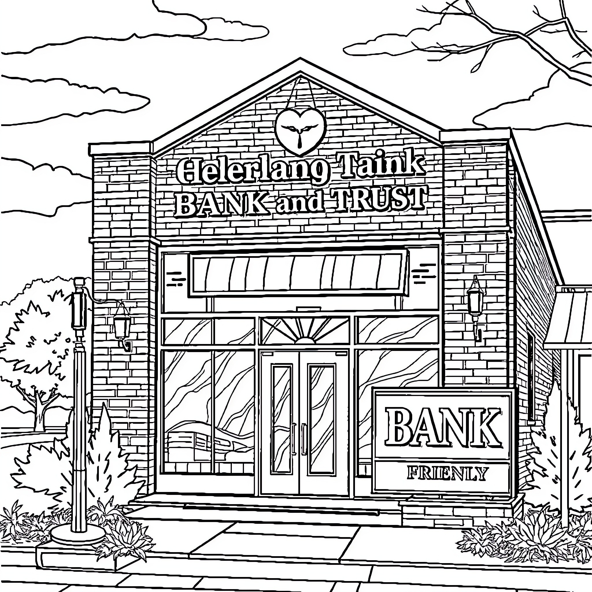 Best Bank Coloring Pages (Free Printable PDF)