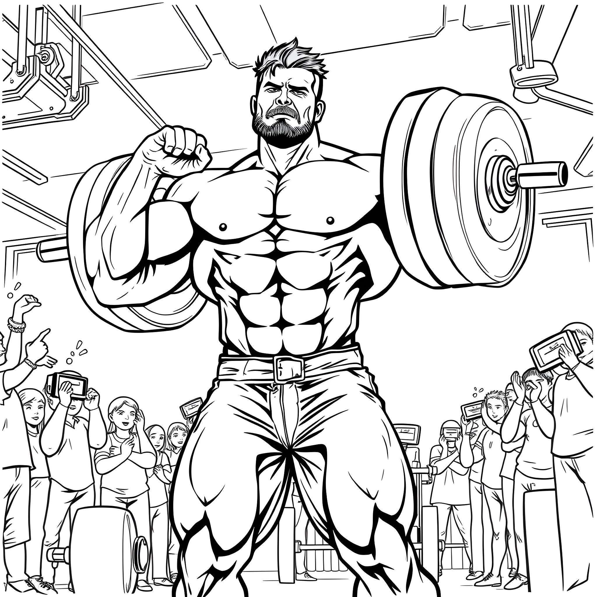 10 Best Muscle Man Coloring Pages (Free Printable PDFs)