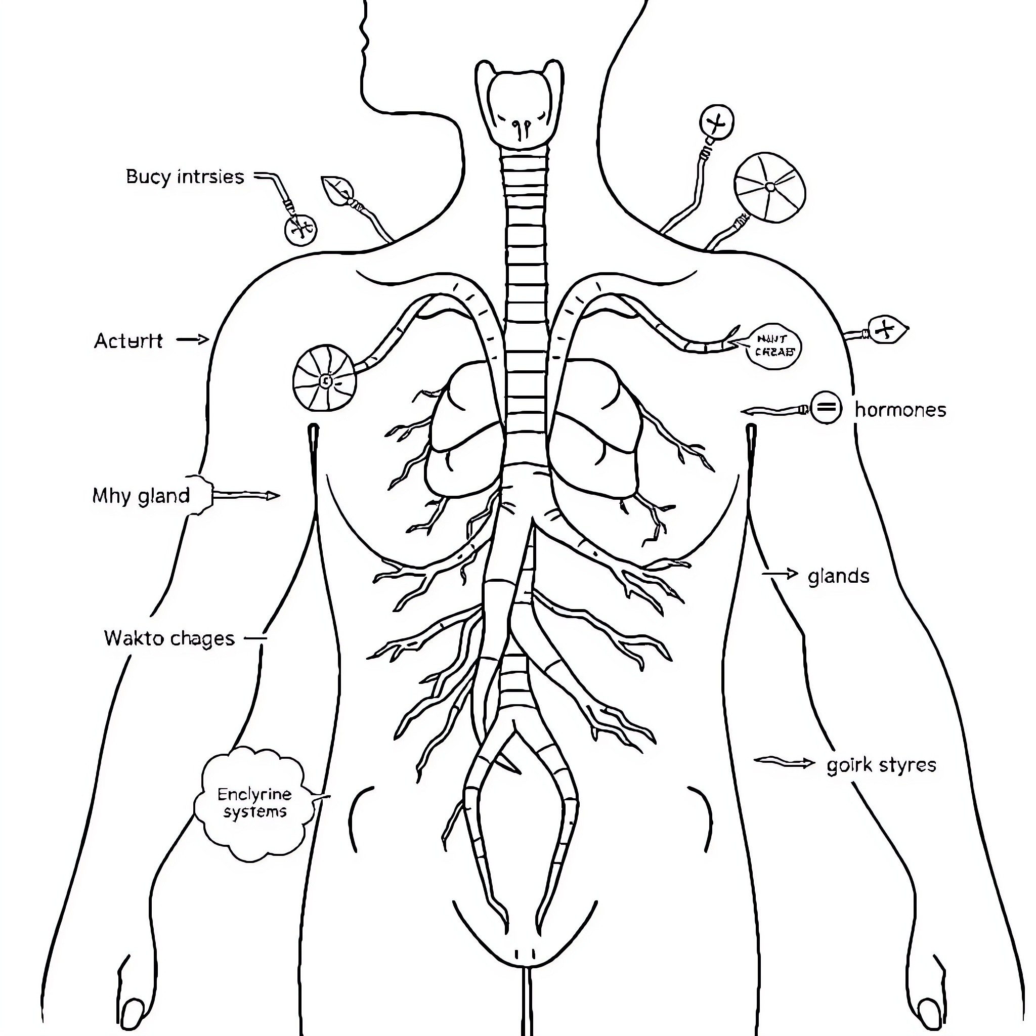 Best Endocrine System Coloring Pages (Free Printable PDF)