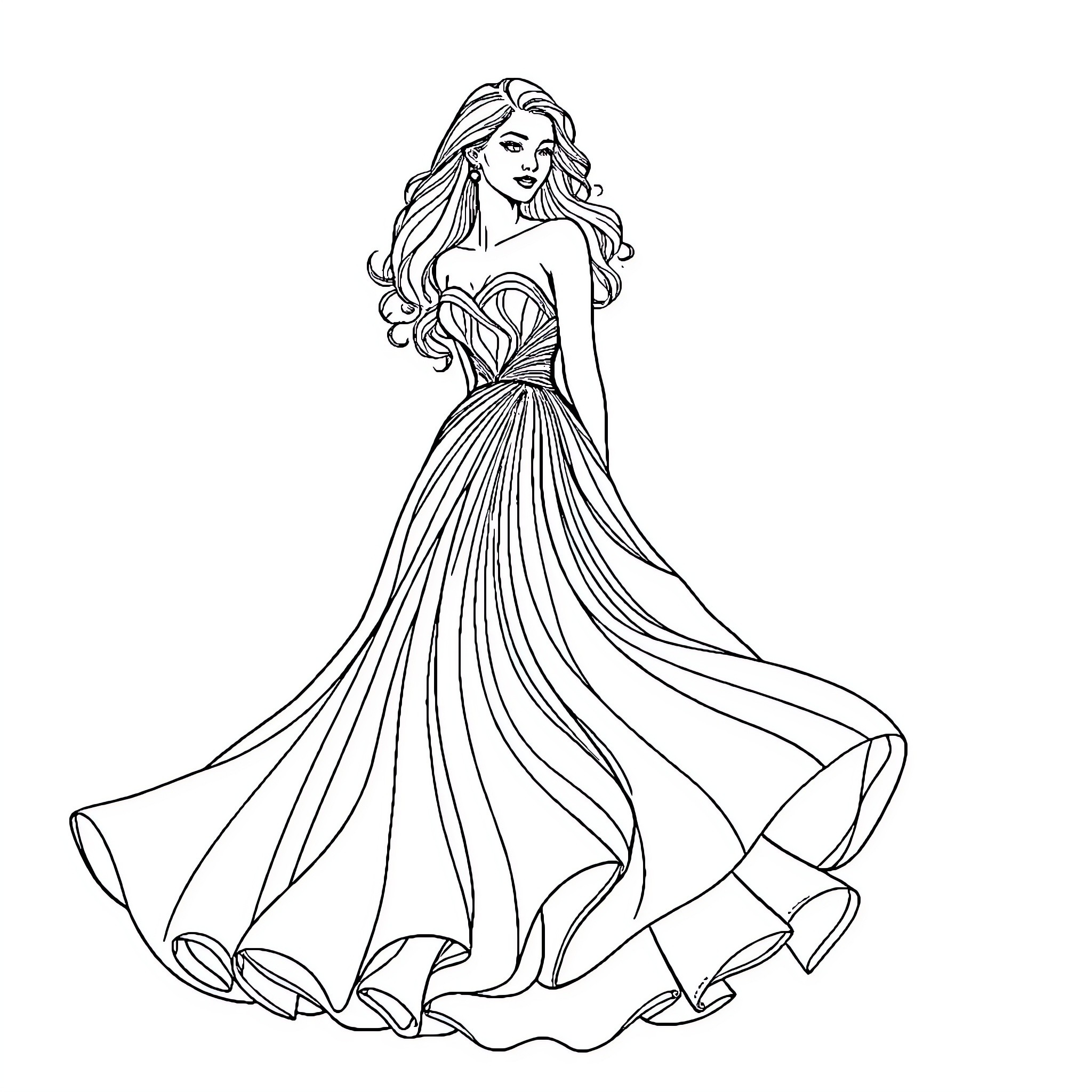 233 Best Lady Coloring Pages (Free Printable PDFs)