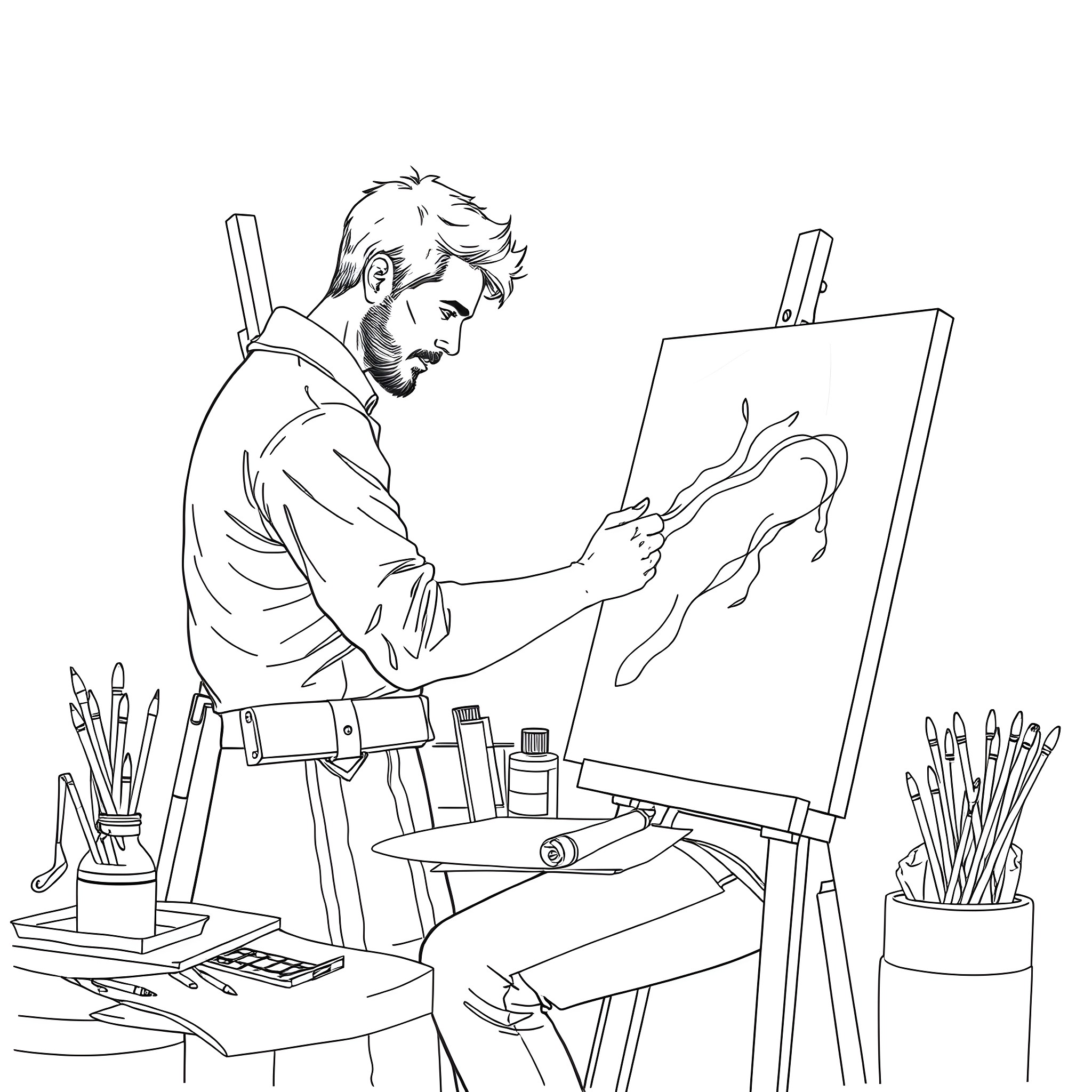 Best Male Coloring Pages (Free Printable PDF)