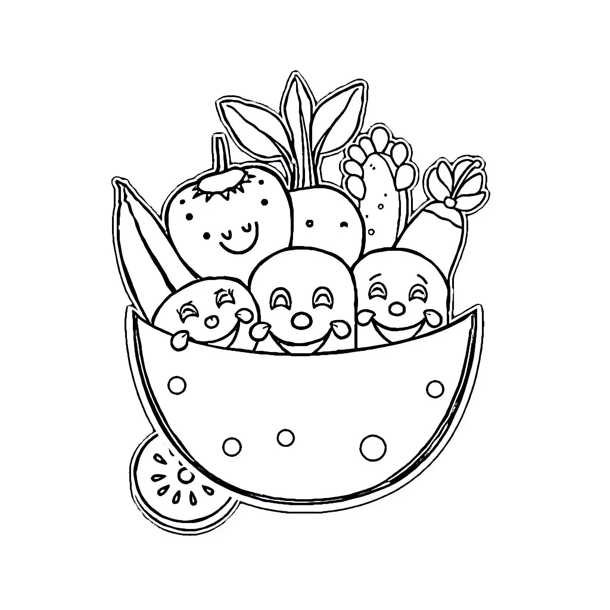Best Food Coloring Pages (Free Printable PDF)