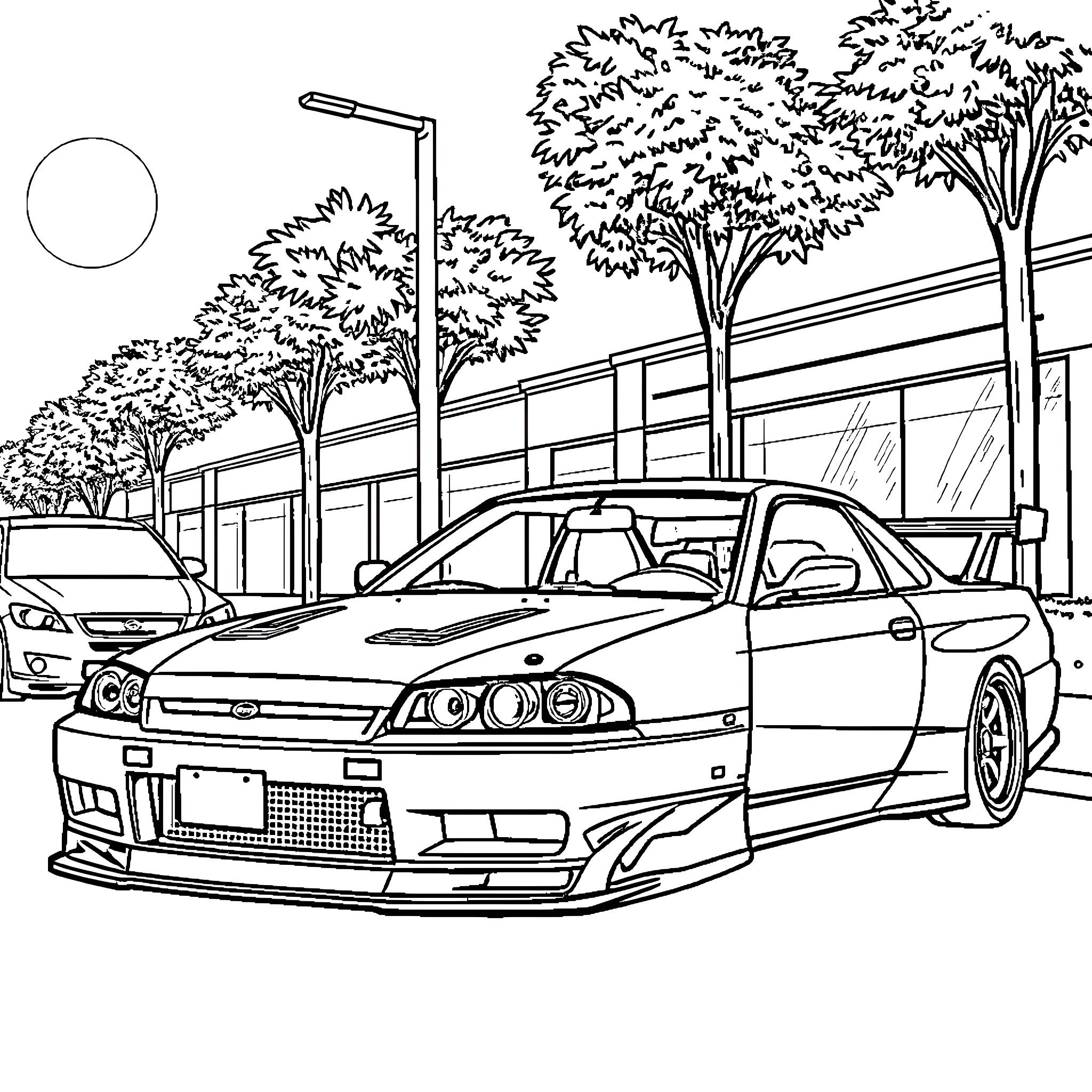 Best Nissan R34 GTR Coloring Pages (Free Printable PDF)