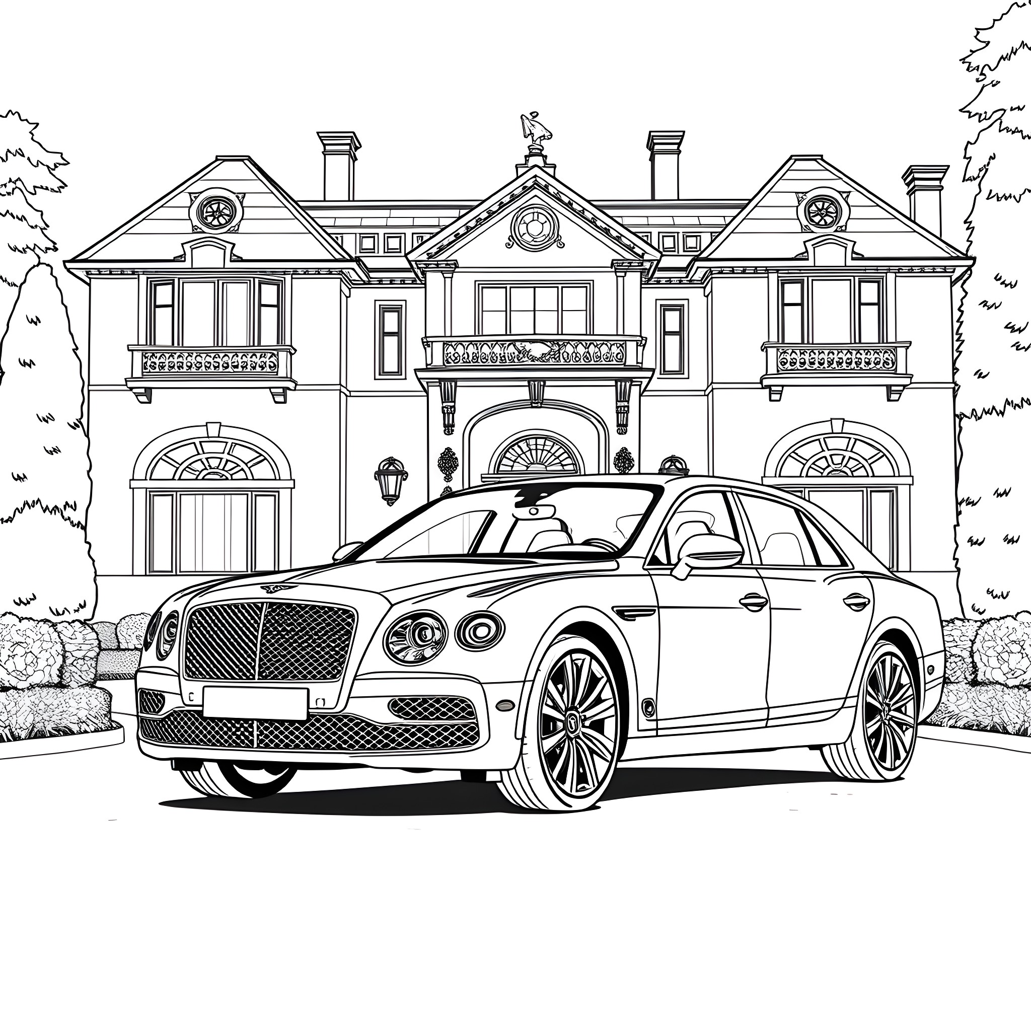 Best Bentley Coloring Pages (Free Printable PDF)