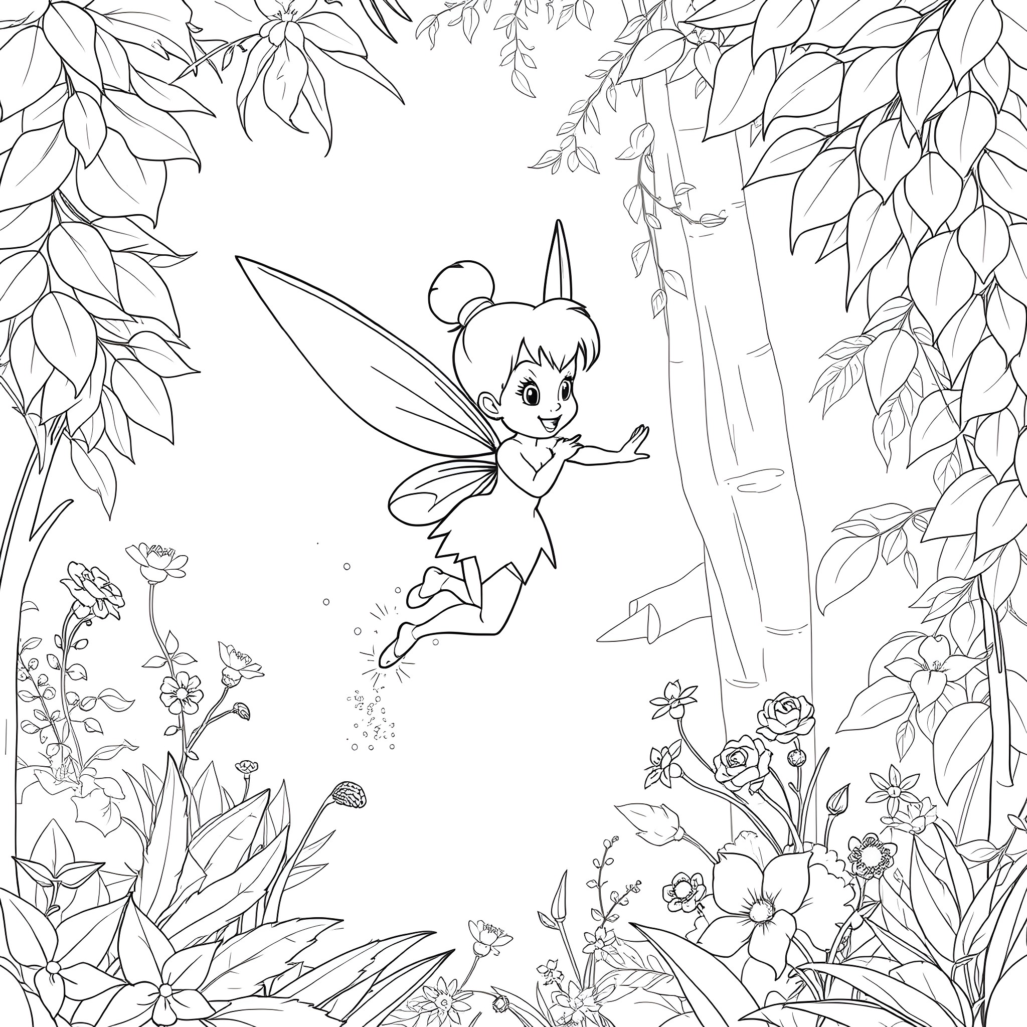 Best Tinker Bell Coloring Pages (Free Printable PDF)