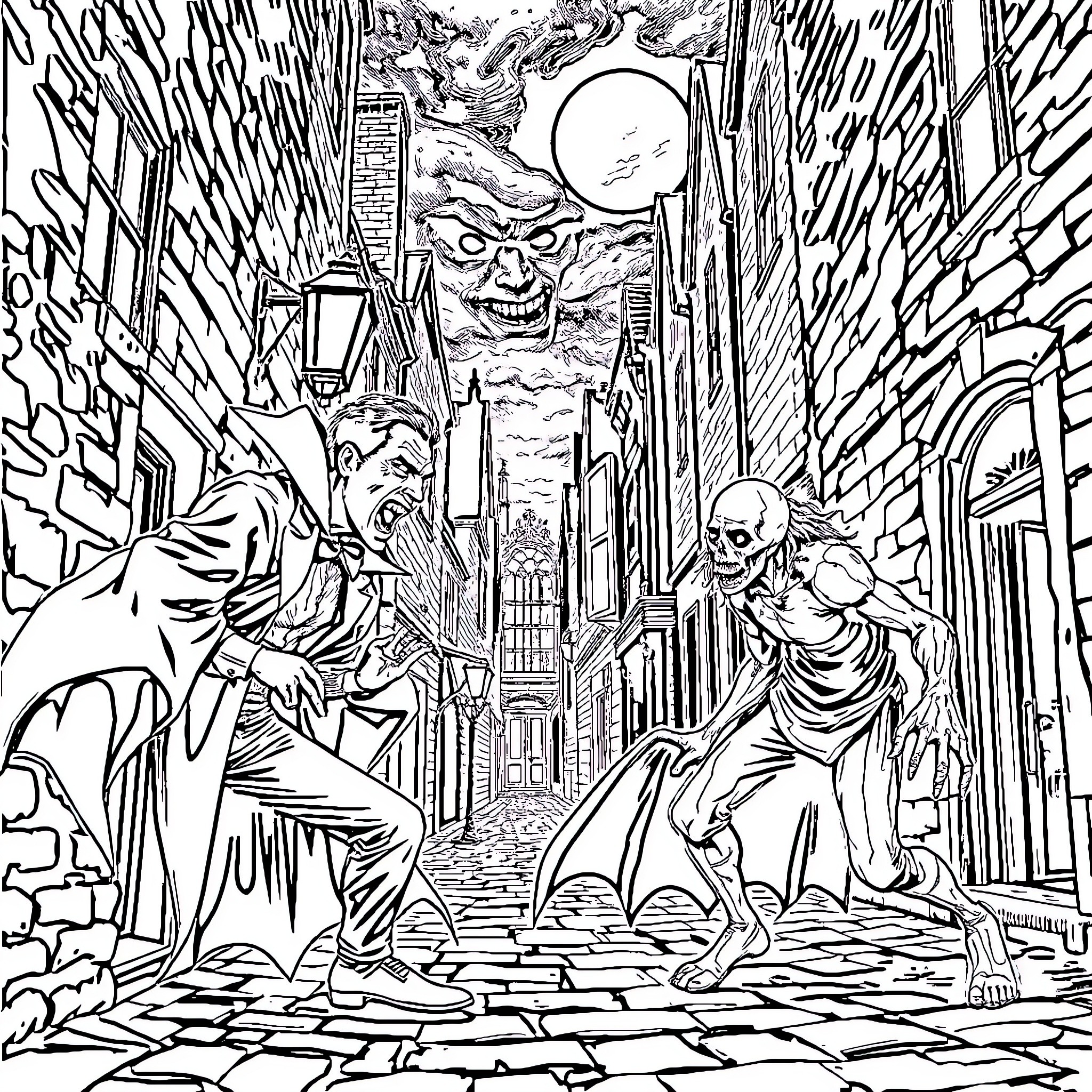 Best Vampire Coloring Pages (Free Printable PDF)