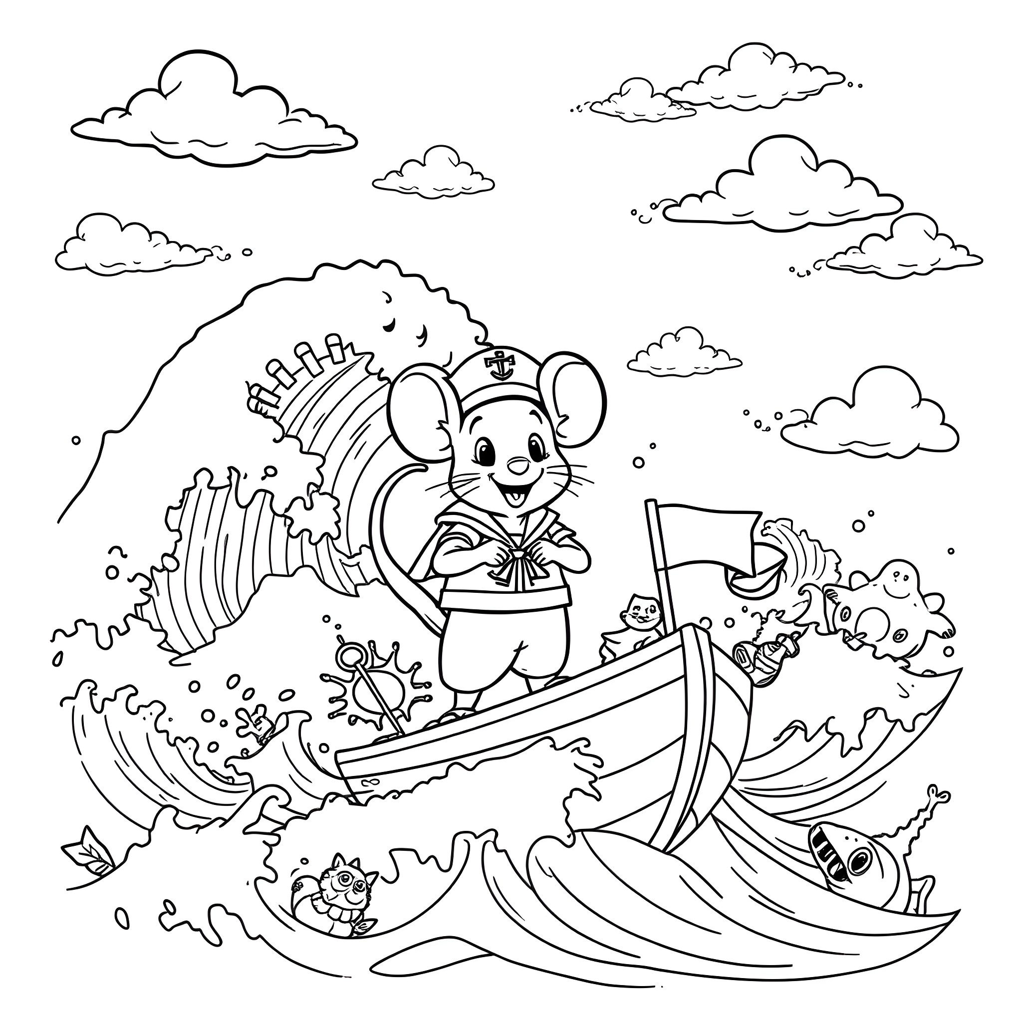 98 Best Mouse Coloring Pages (Free Printable PDFs)
