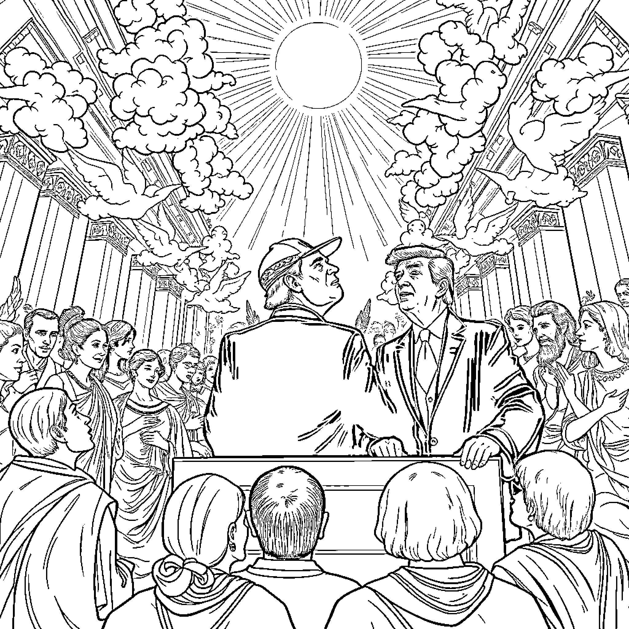 Best Sistine Chapel Coloring Pages (Free Printable PDF)