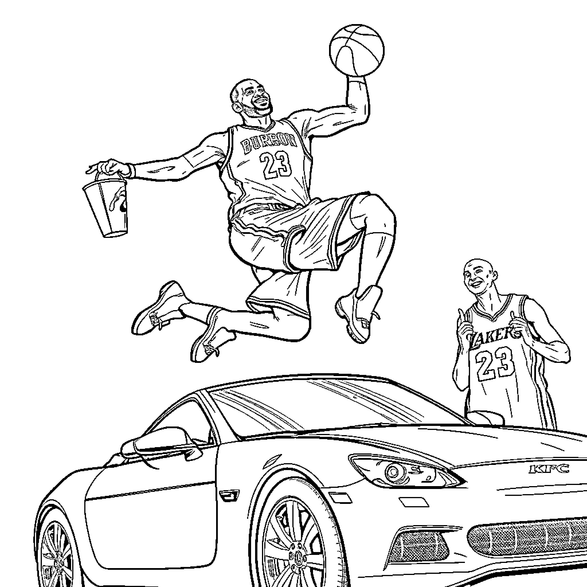 Best LeBron Coloring Pages (Free Printable PDF)