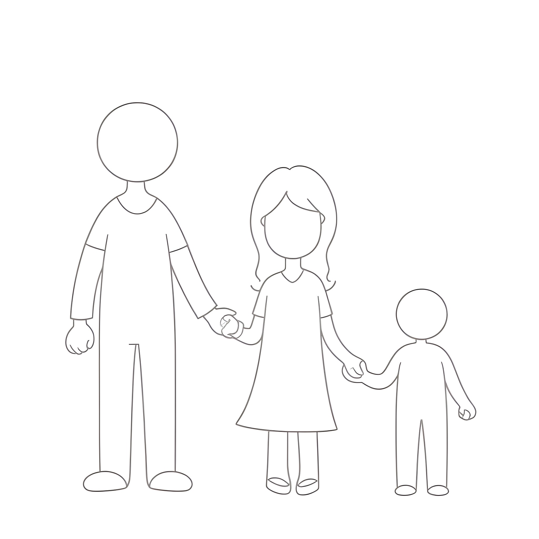 254 Best Family Coloring Pages (Free Printable PDFs)