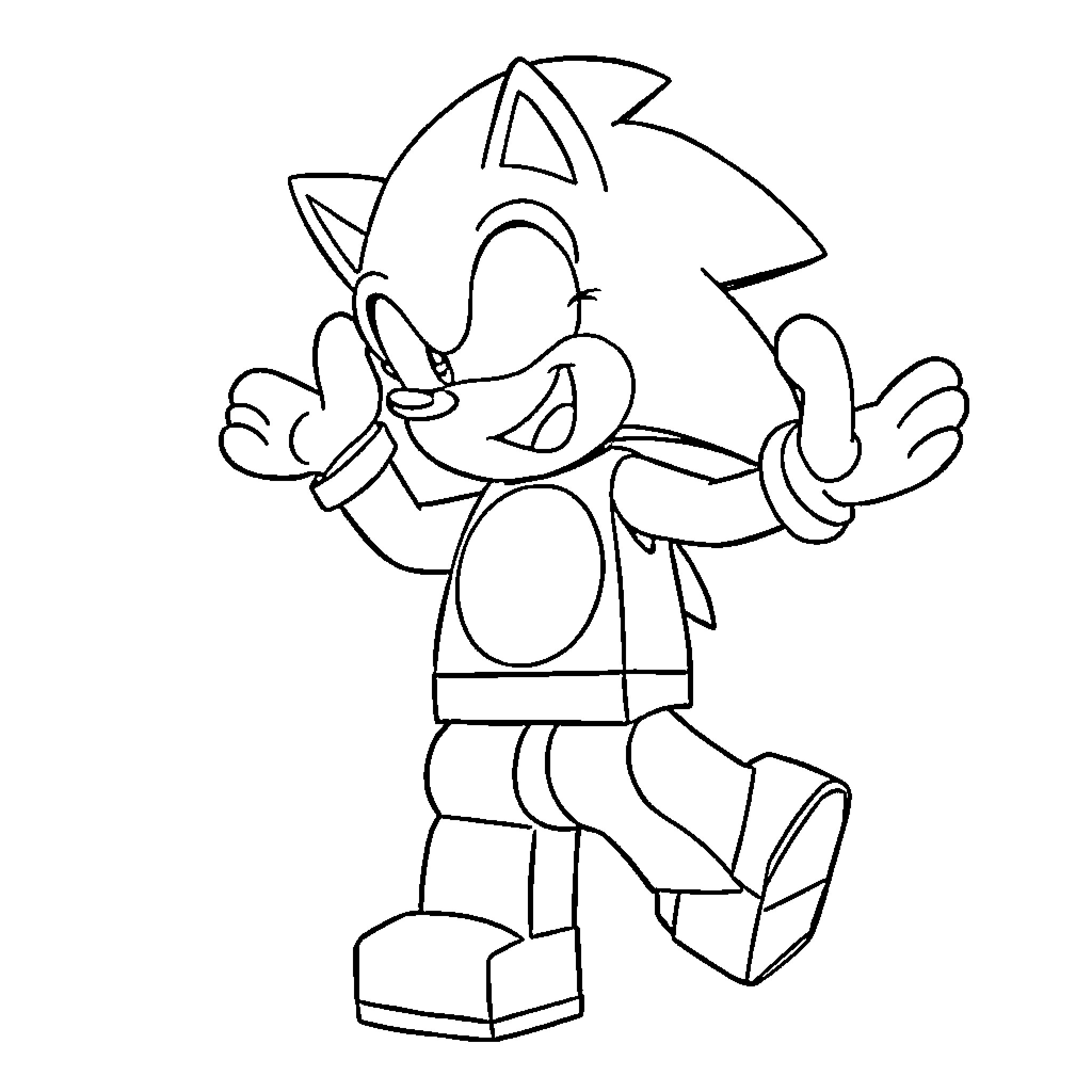 Best Lego Sonic Coloring Pages (Free Printable PDF)