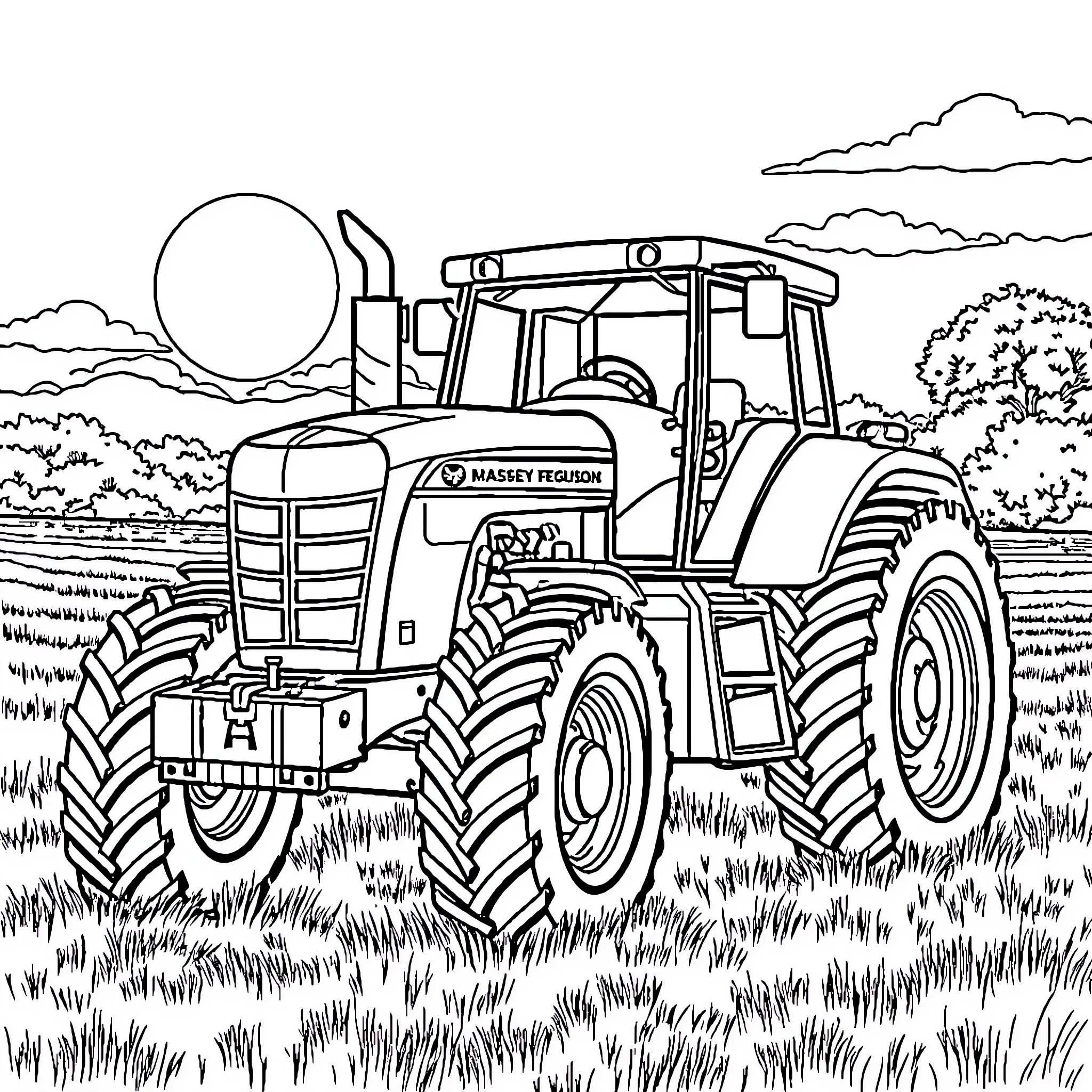 Best Massey Ferguson Coloring Pages (Free Printable PDF)