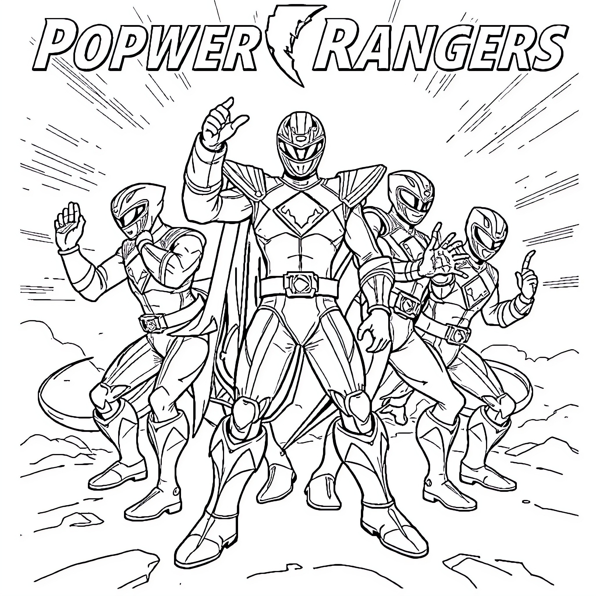 Best Power Ranger Coloring Pages (Free Printable PDF)