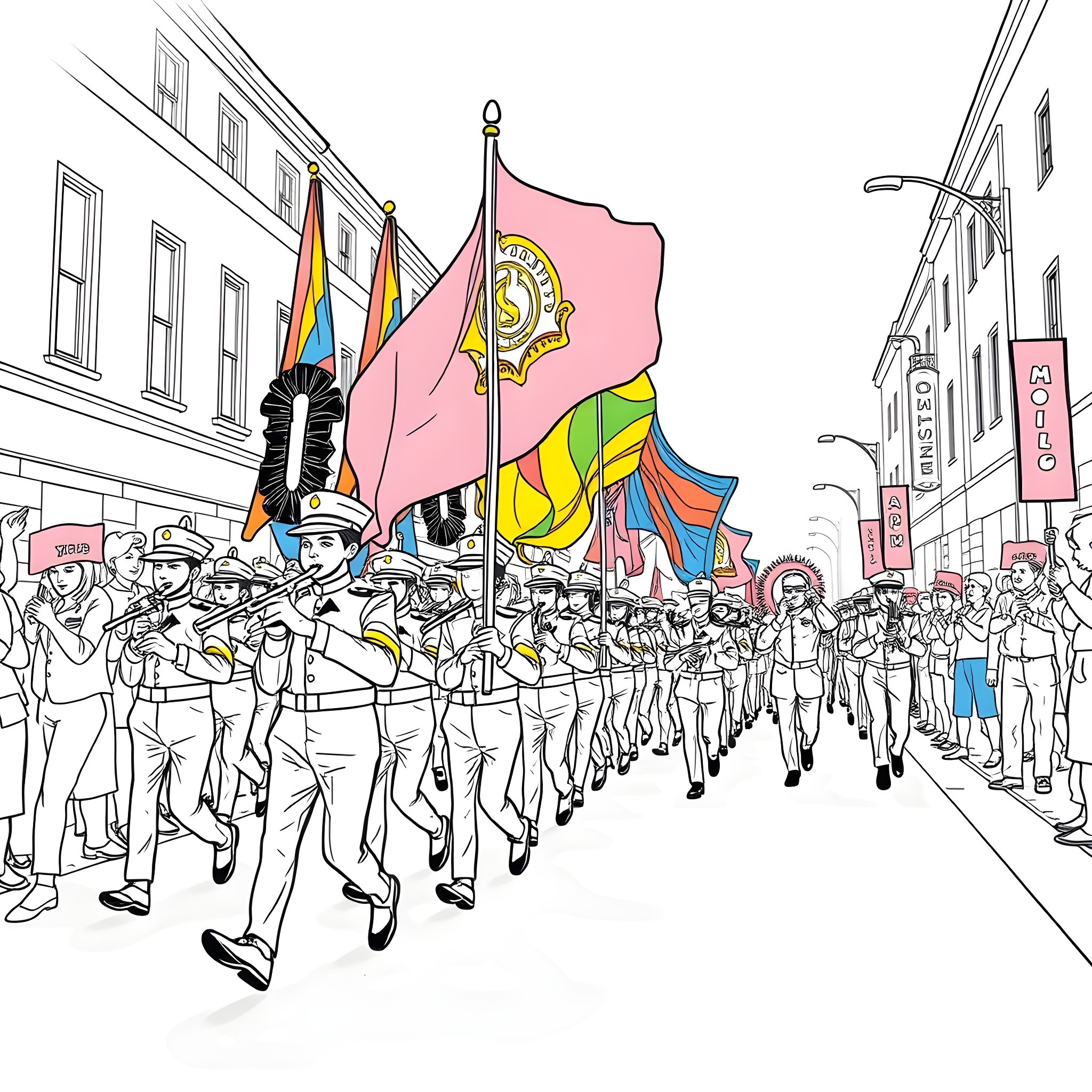 Best Marching Band Coloring Pages (Free Printable PDF)