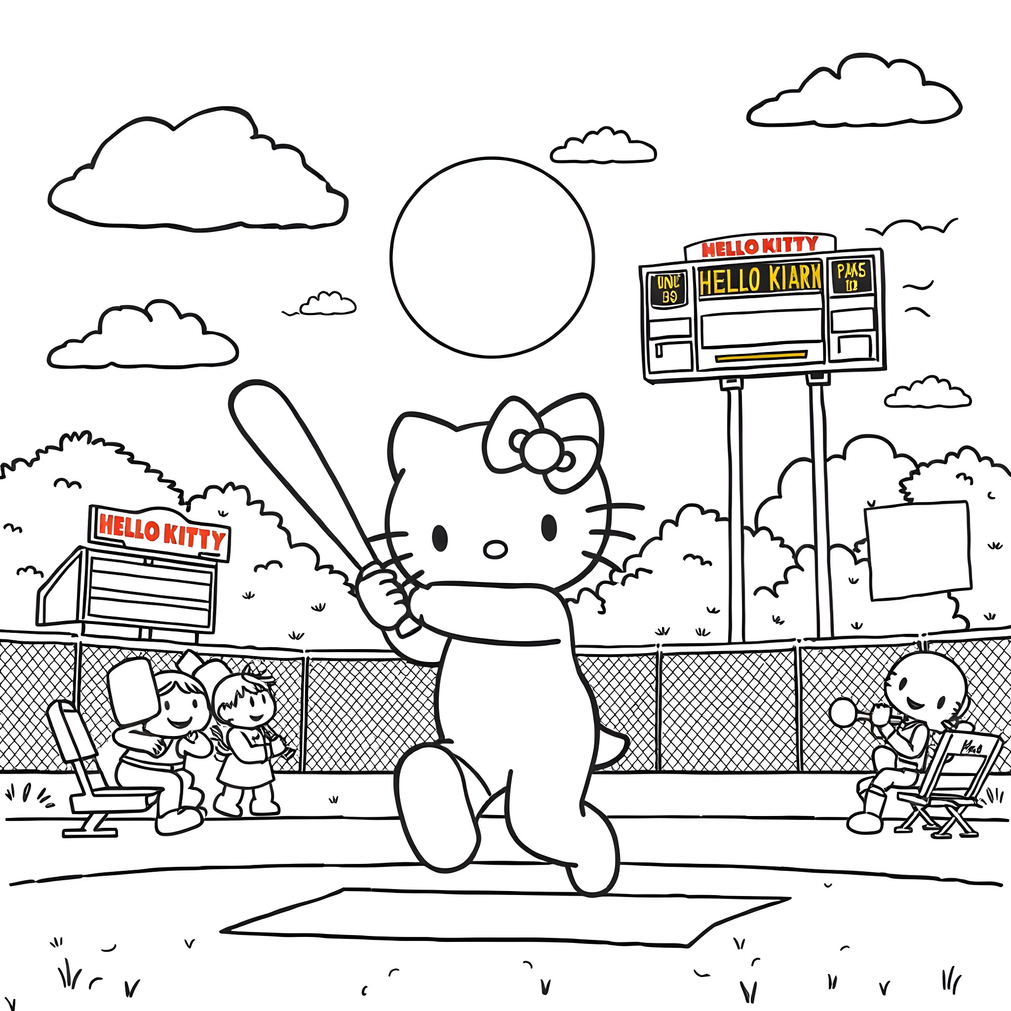750 Best Hello Kitty Coloring Pages (Free Printable PDFs)