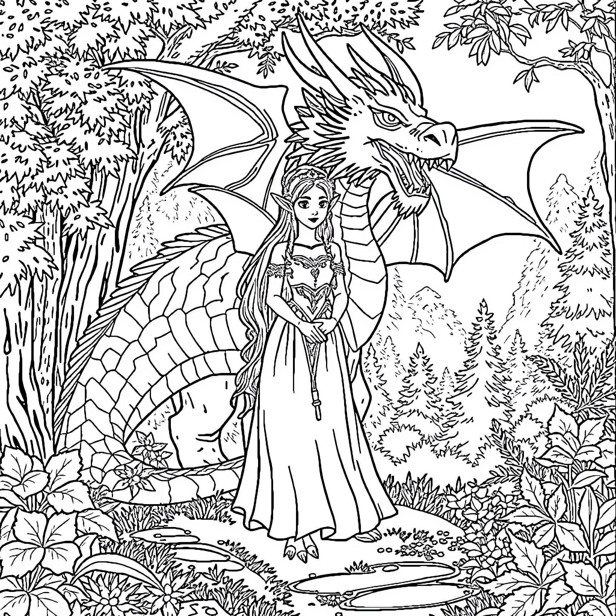 Best Elf Coloring Pages (Free Printable PDF)