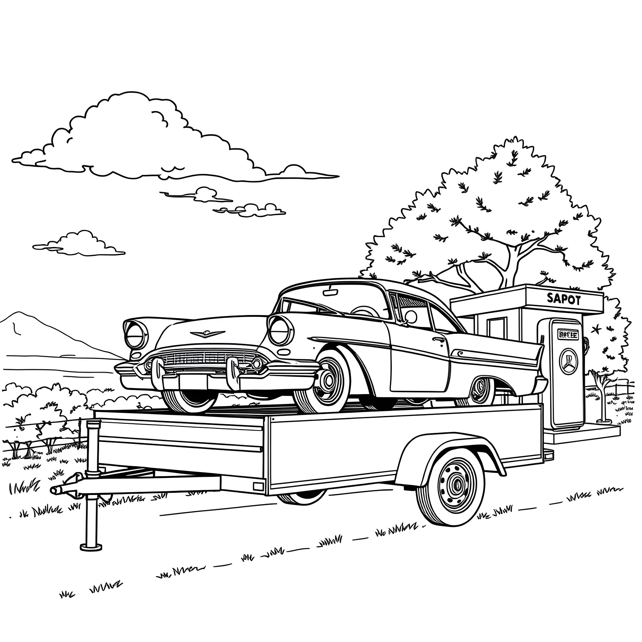 468 Best Car Coloring Pages (Free Printable PDFs)