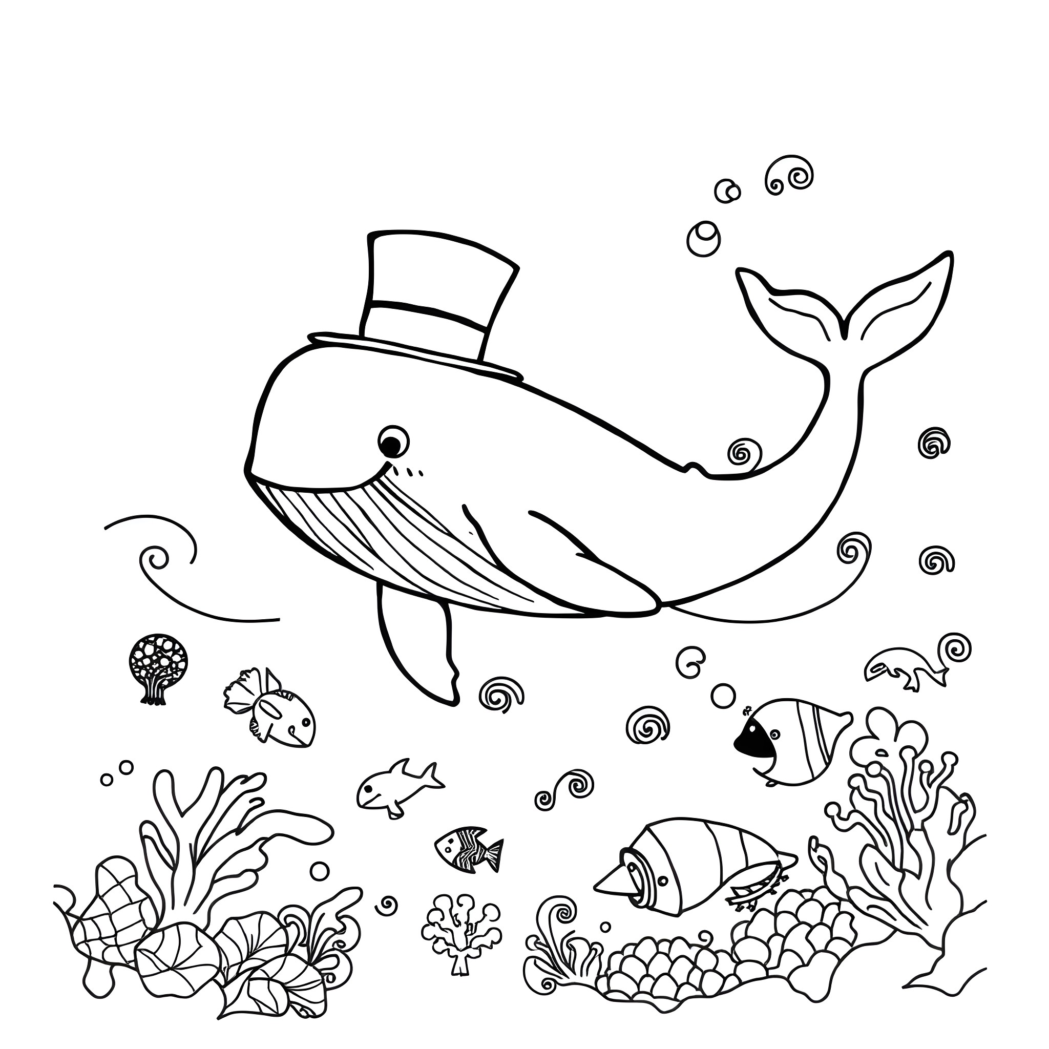 159 Best Whale Coloring Pages (Free Printable PDFs)