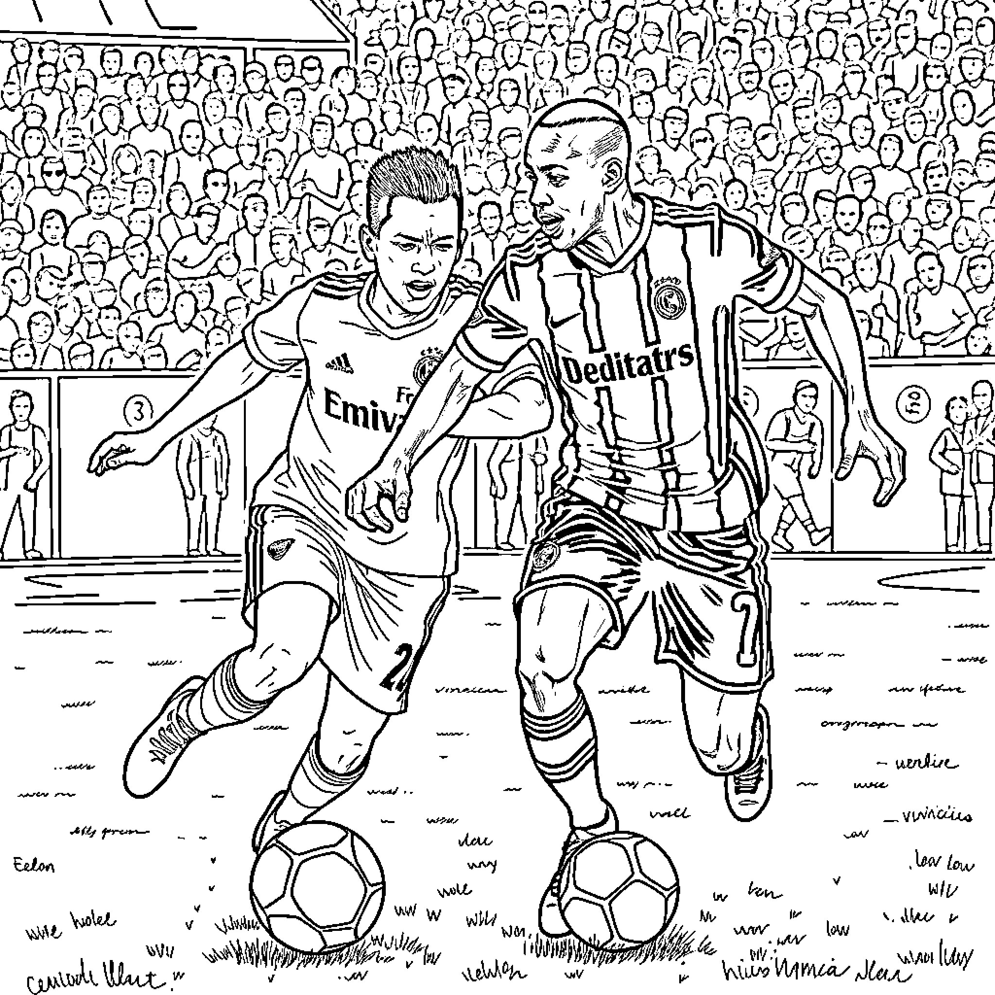 Best Vinicius Coloring Pages (Free Printable PDF)