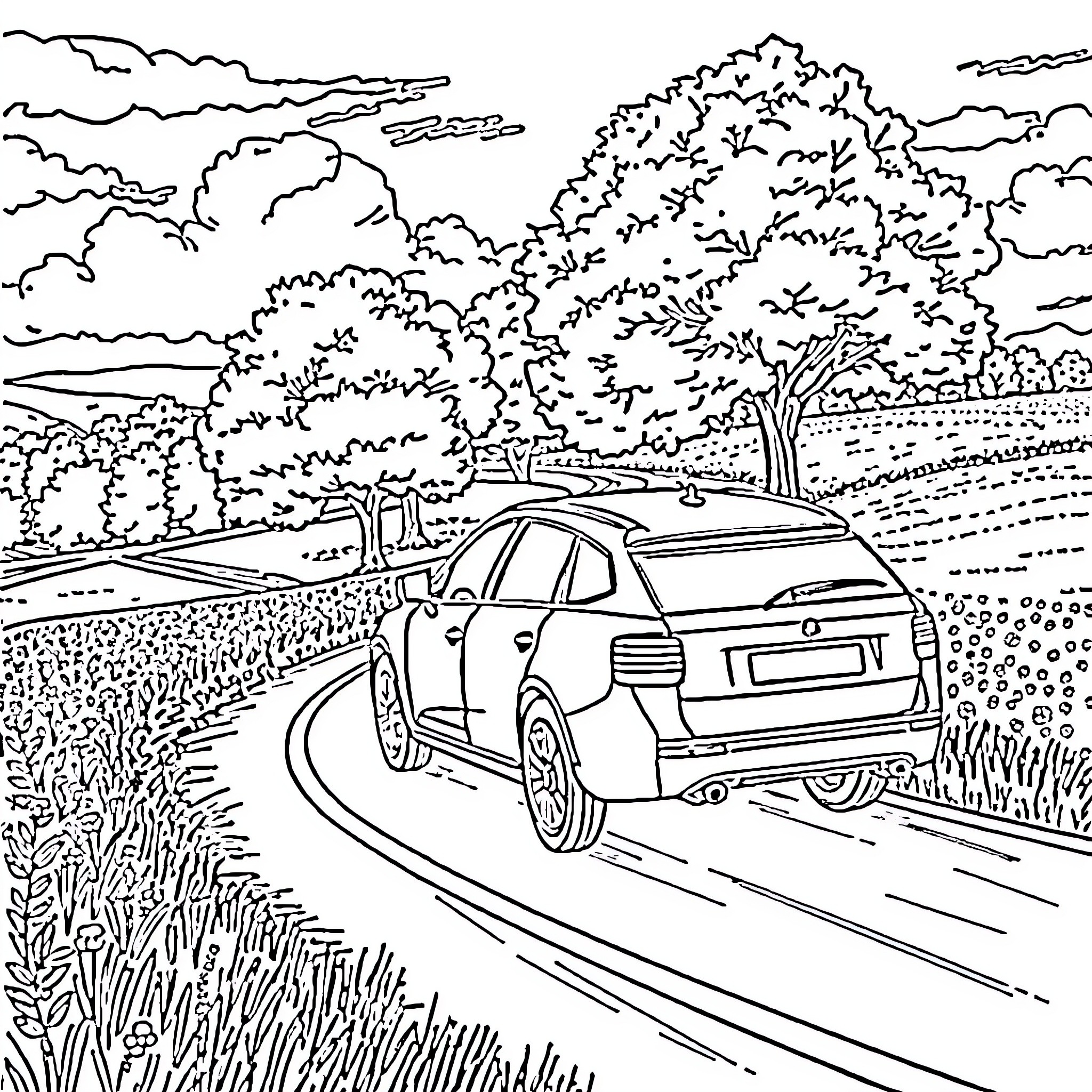 Best Alpine Car Coloring Pages (Free Printable PDF)
