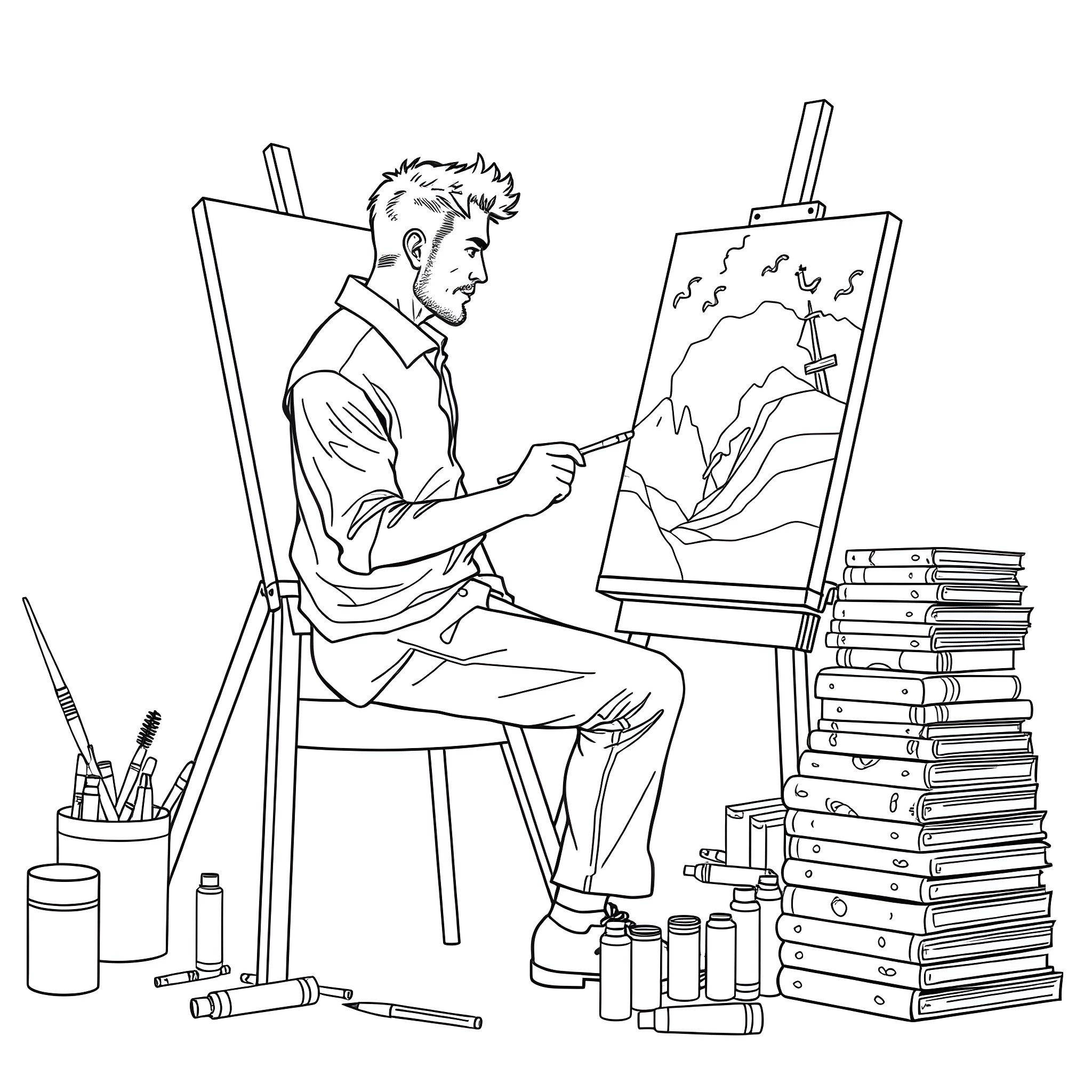 Best Male Coloring Pages (Free Printable PDF)