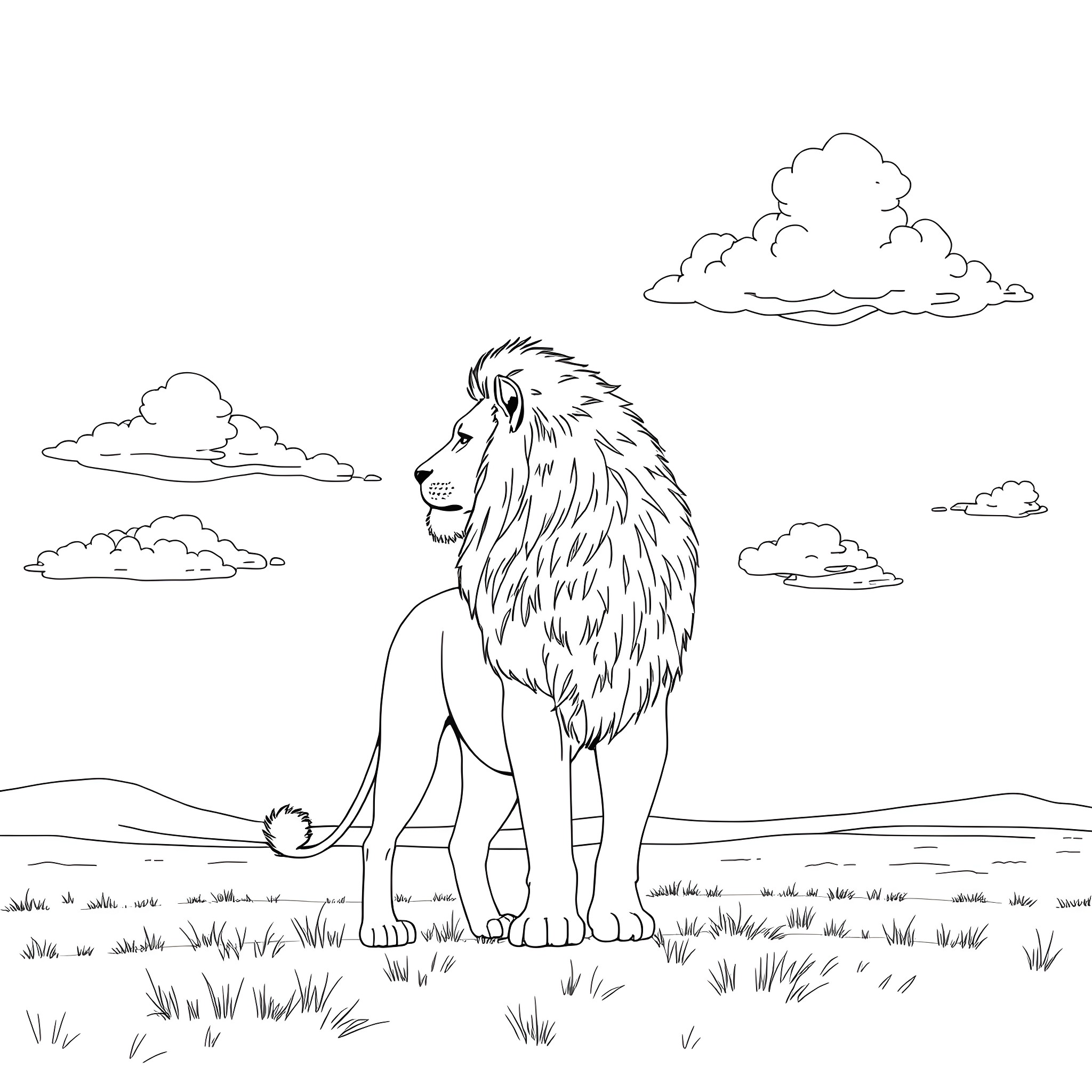 50 Best Lion Coloring Pages (Free Printable PDFs)