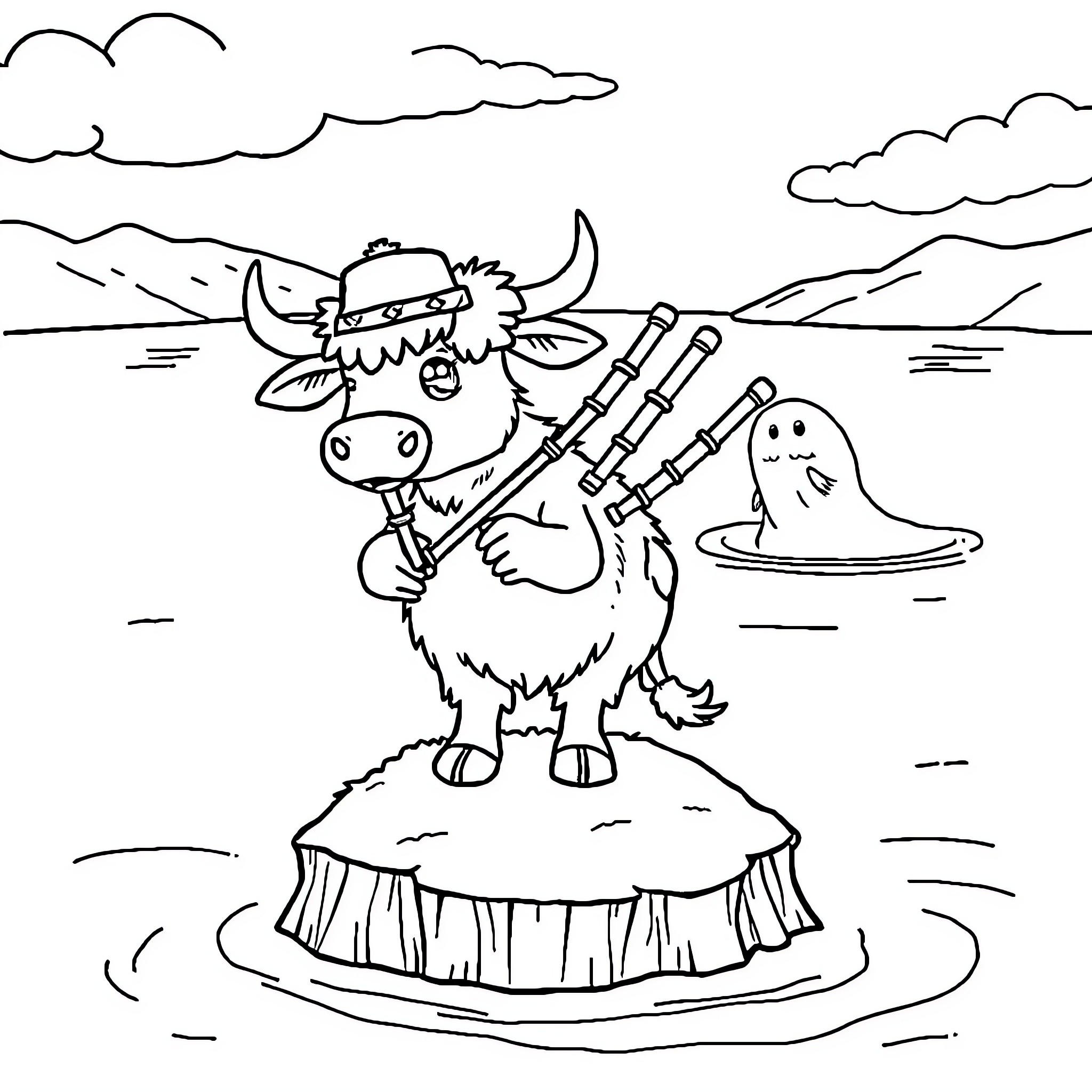 Best Highland Cow Coloring Pages (Free Printable PDF)