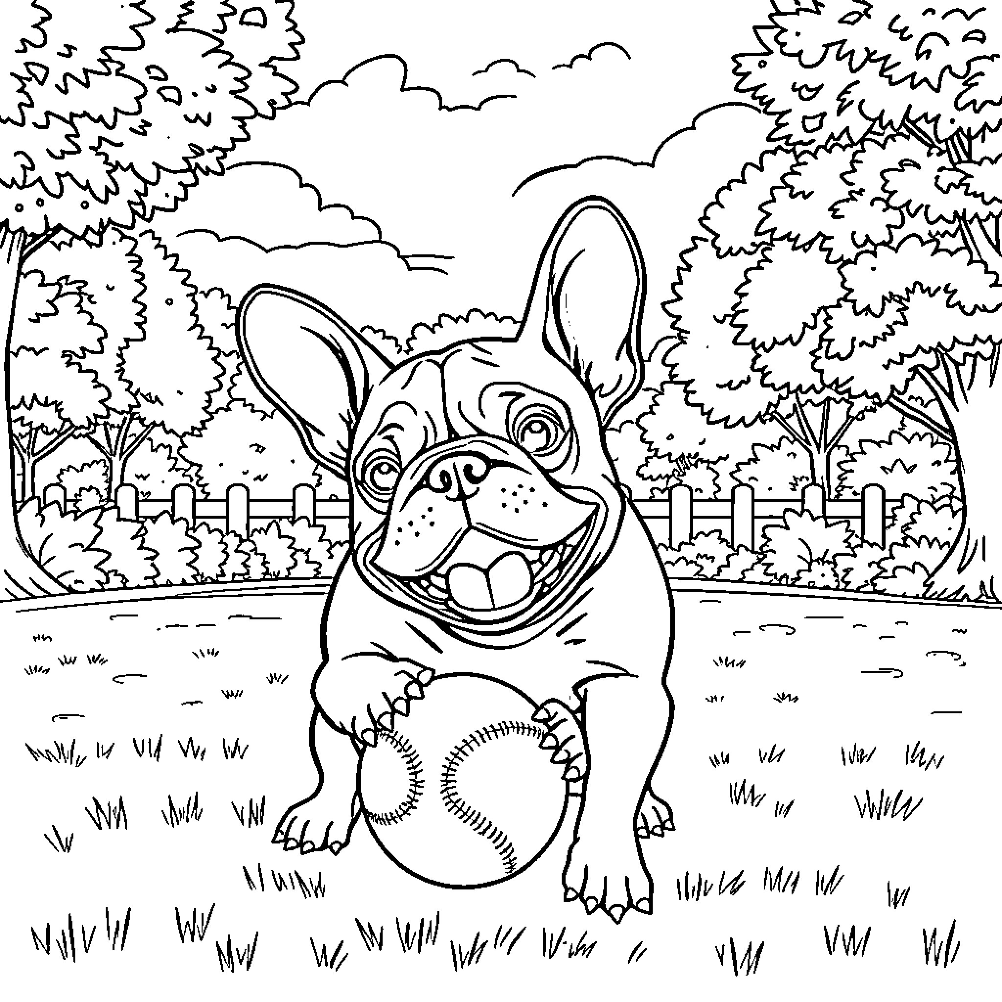 Best Frenchie Coloring Pages (Free Printable PDF)