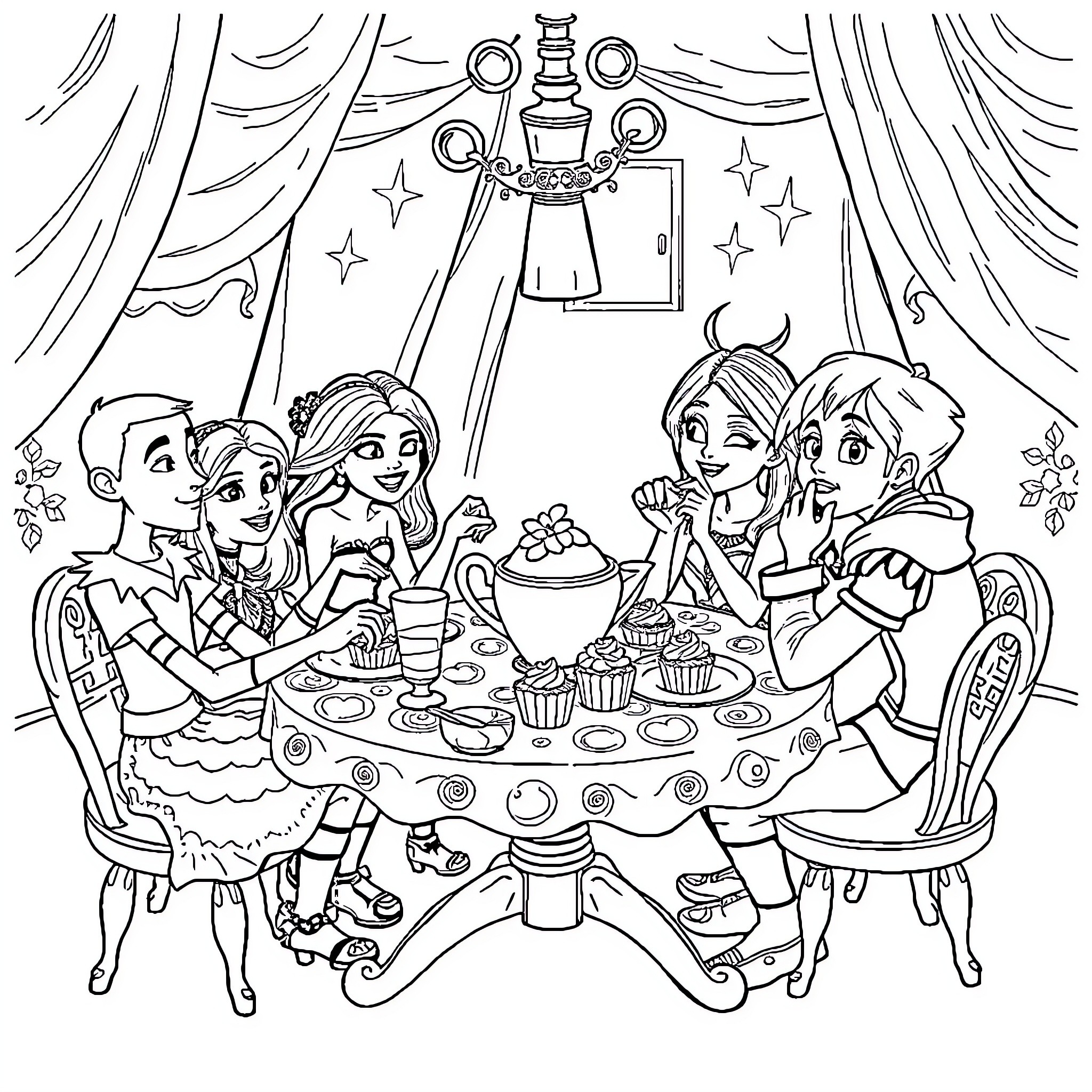 Best Descendants Coloring Pages (Free Printable PDF)
