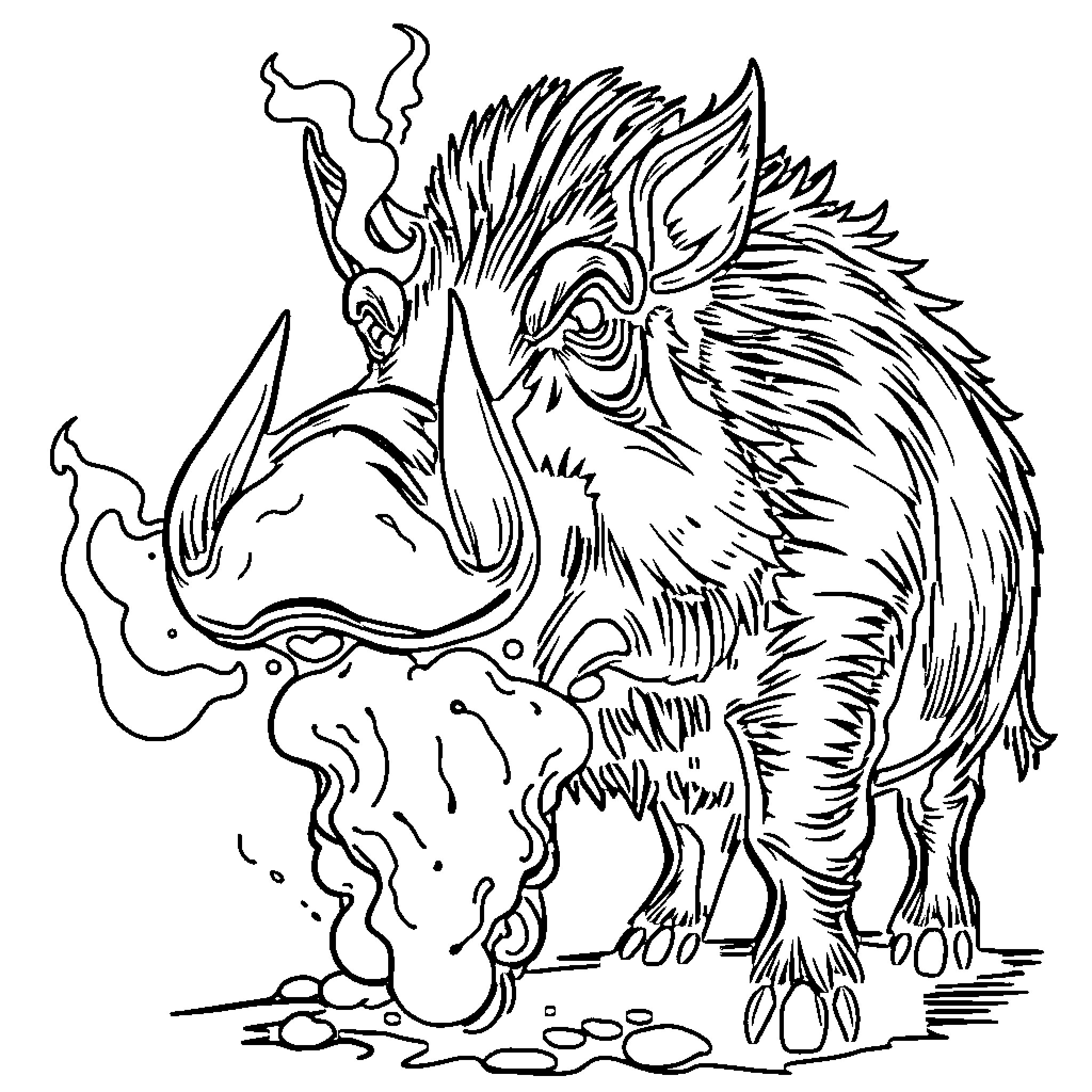 Best Warthog Coloring Pages (Free Printable PDF)