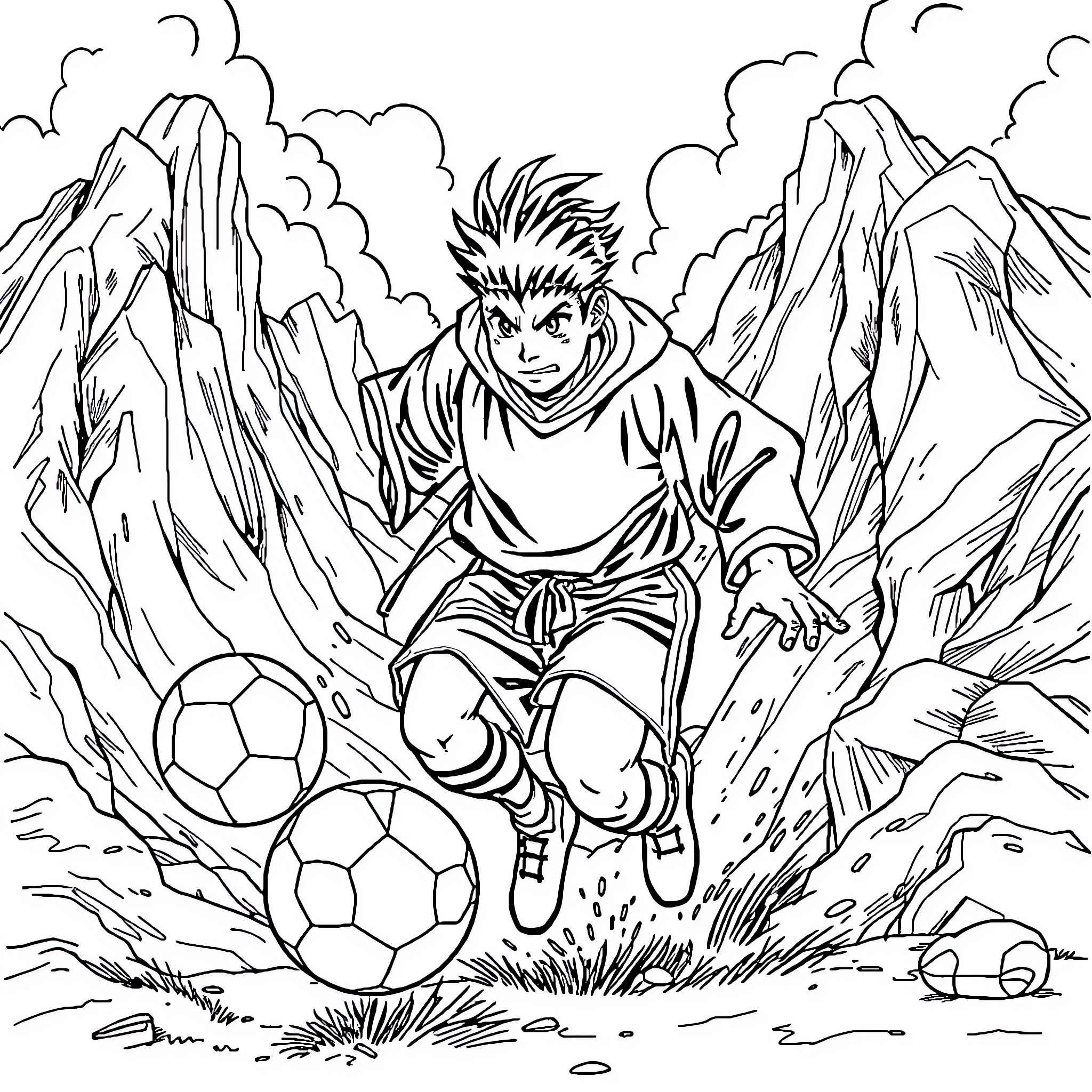 40 Best Sangoku Coloring Pages (Free Printable PDFs)